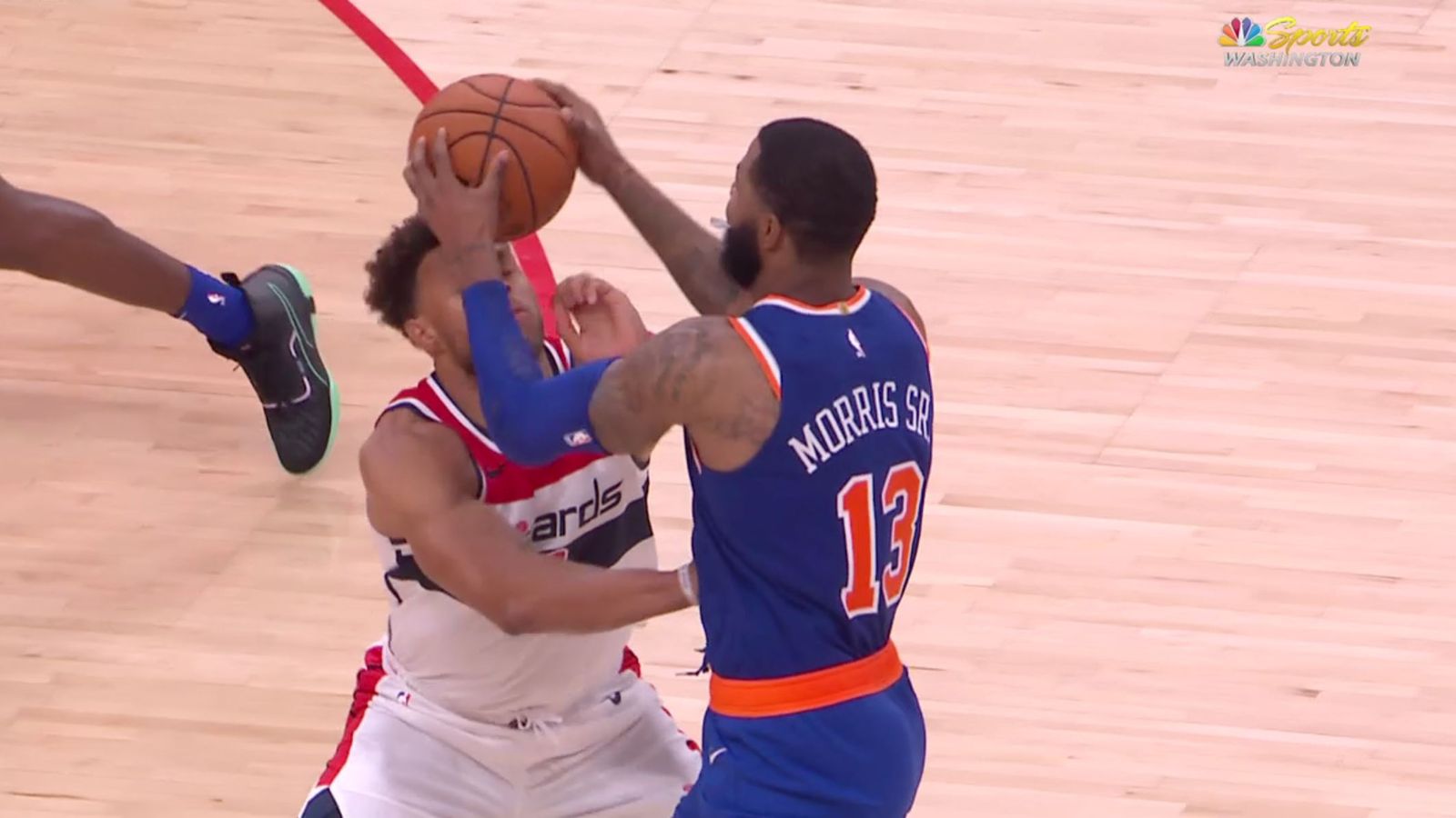 New York Knicks' Marcus Morris ejected after striking Justin Anderson ...