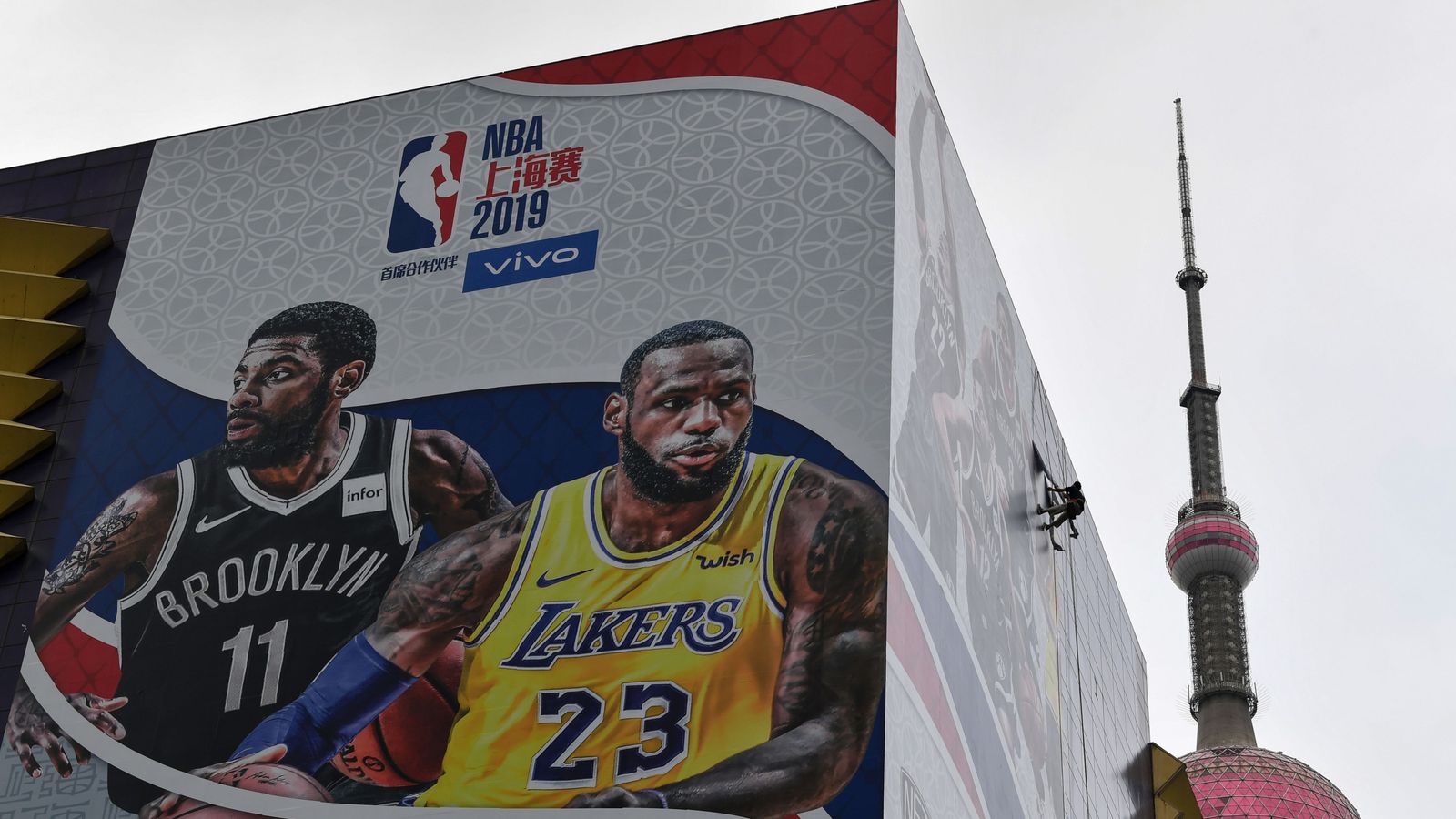 NBA pressing ahead with Brooklyn Nets @ Los Angeles exhibition game in ...