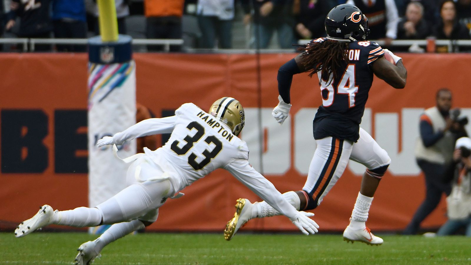 'SkyCam' captures Cordarrelle Patterson's return touchdown | NFL News ...