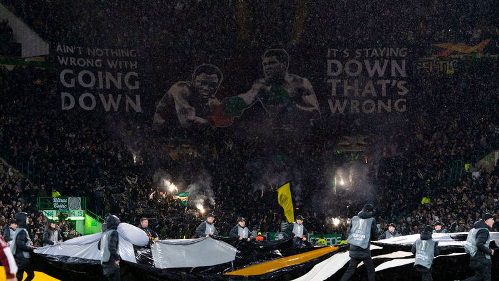Celtic urge fans to stop using pyrotechnics after latest UEFA charge ...