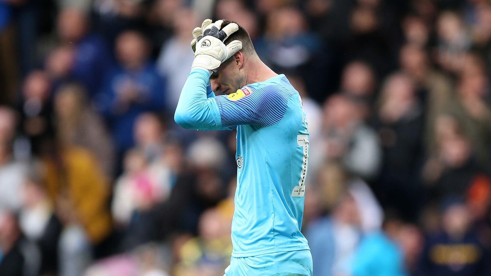 Luton goalkeeper Simon Sluga dropped a clanger to cost his side against ...