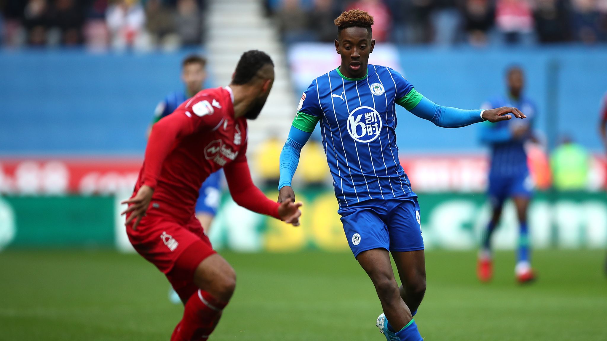 Wigan 1-0 Nottingham Forest: Jamal Lowe's first Wigan goal ends Forest ...