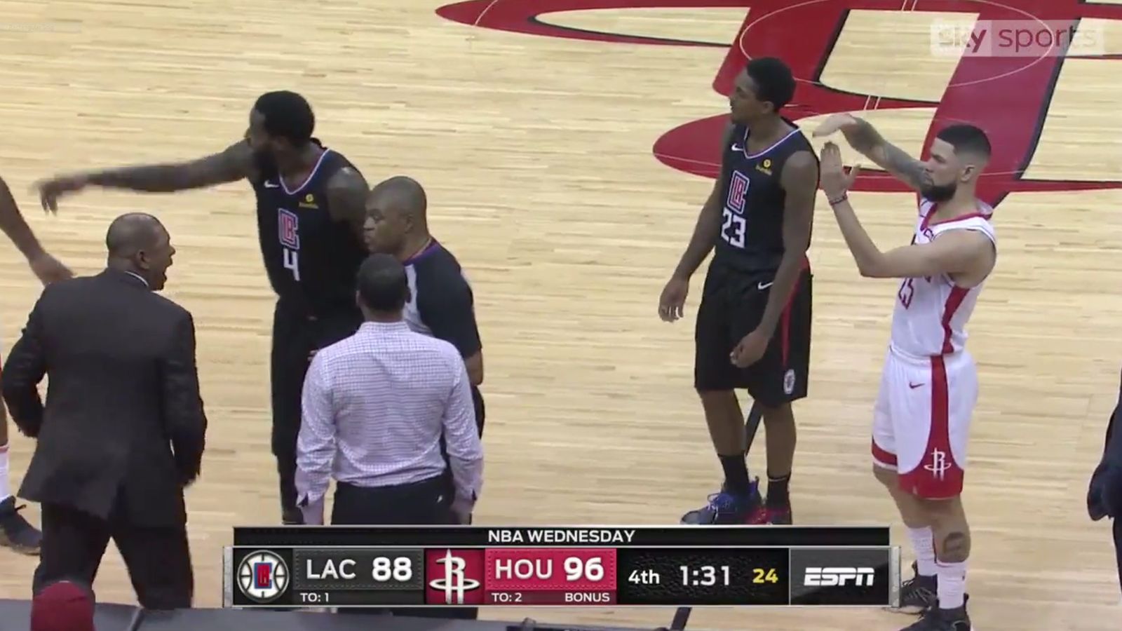Rockets guard Austin Rivers urges refs to give his dad, Clippers coach ...