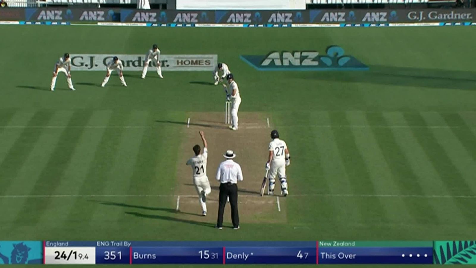 Denly edges behind | Cricket News | Sky Sports