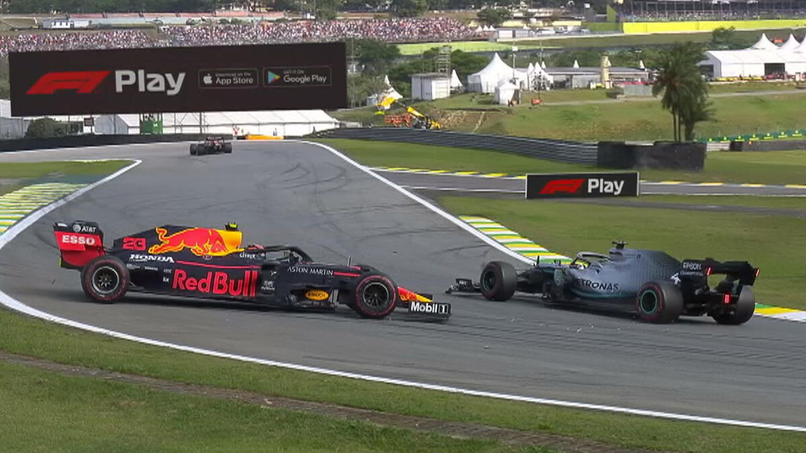 Lewis Hamilton loses Brazilian GP podium for Alex Albon crash | F1 News ...