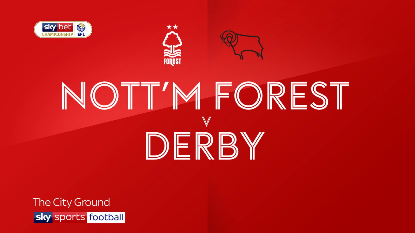 N Forest 1 - 0 Derby - Match Report & Highlights