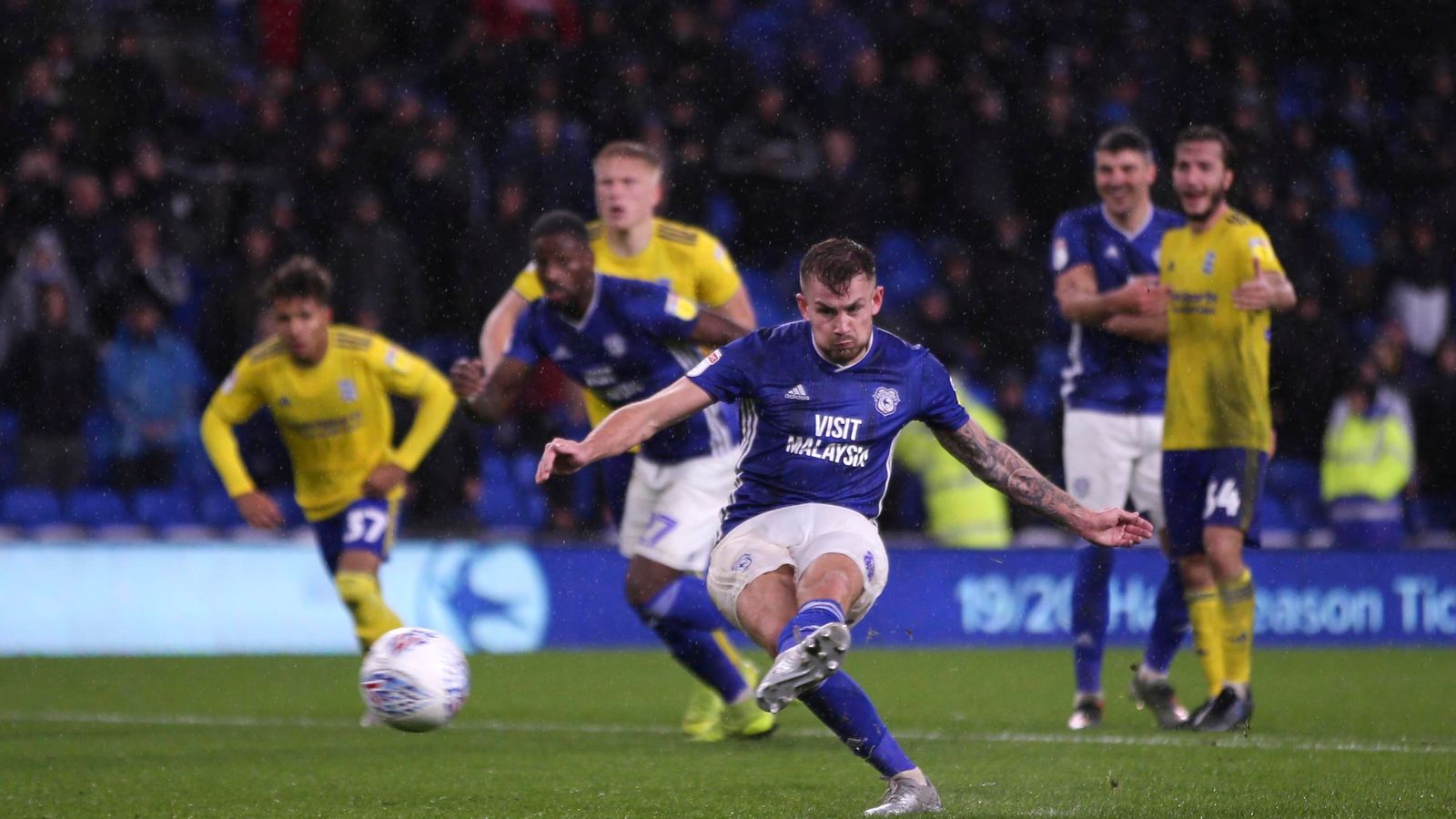 Cardiff and Birmingham charged with failing to control players in ...