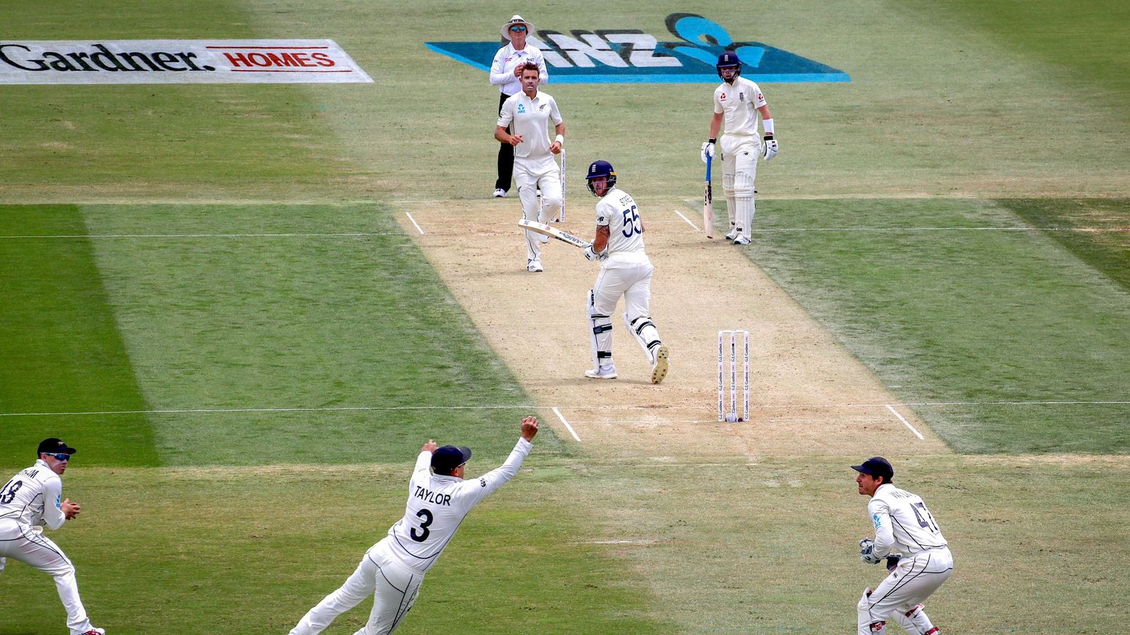 Stokes out to stunning Taylor catch | Cricket News | Sky Sports