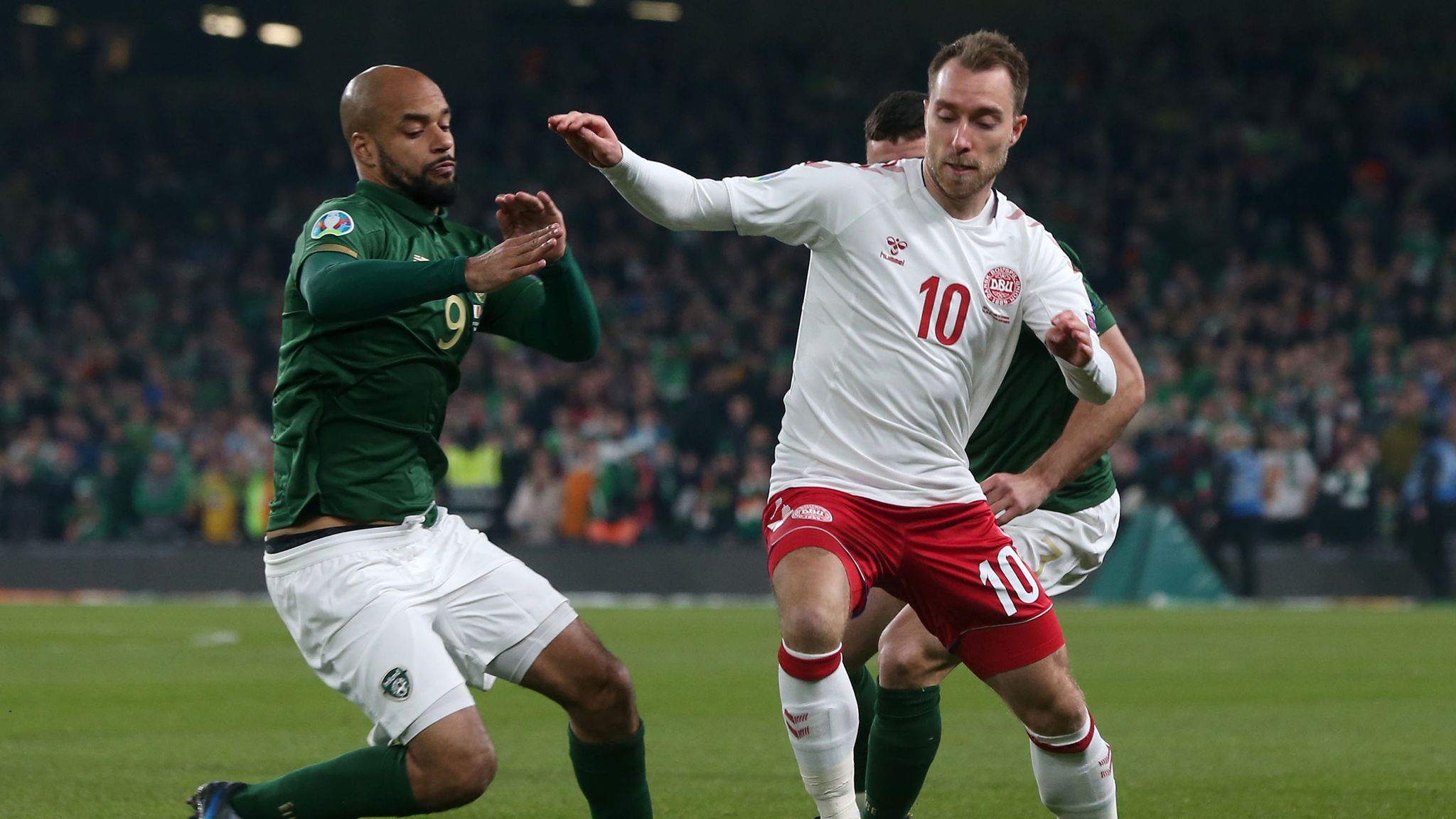 Rep of Ireland 1-1 Denmark: Draw means ROI settle for Euro 2020 play ...