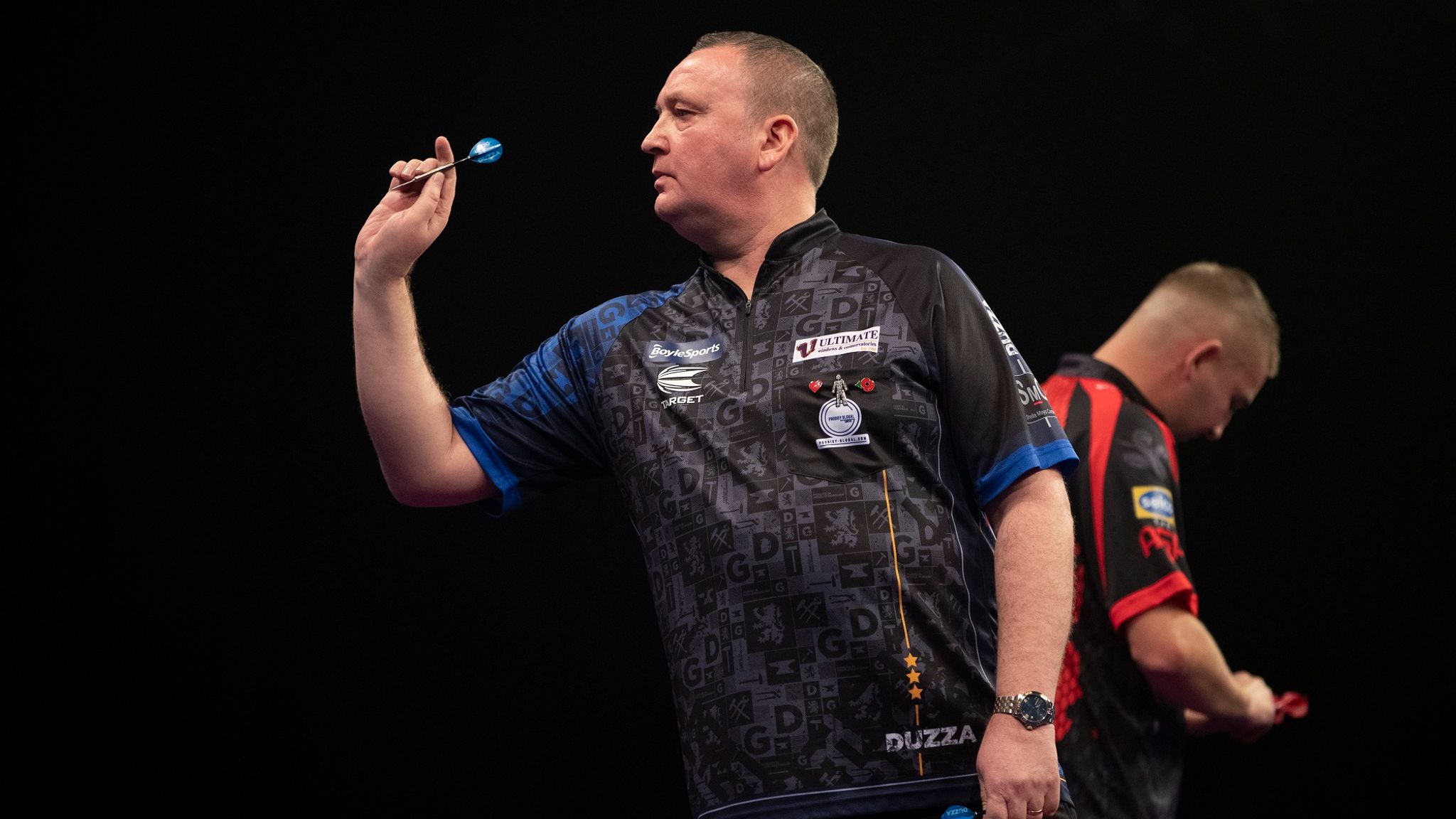 Grand Slam of Darts: Michael van Gerwen, Gerwyn Price, Glen Durrant and ...
