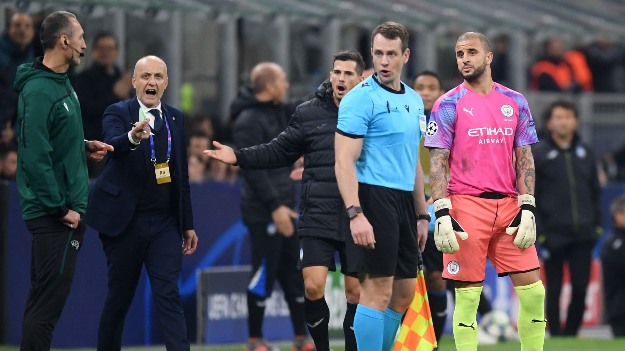 Kyle Walker had courage to be emergency 'keeper, says Pep Guardiola ...