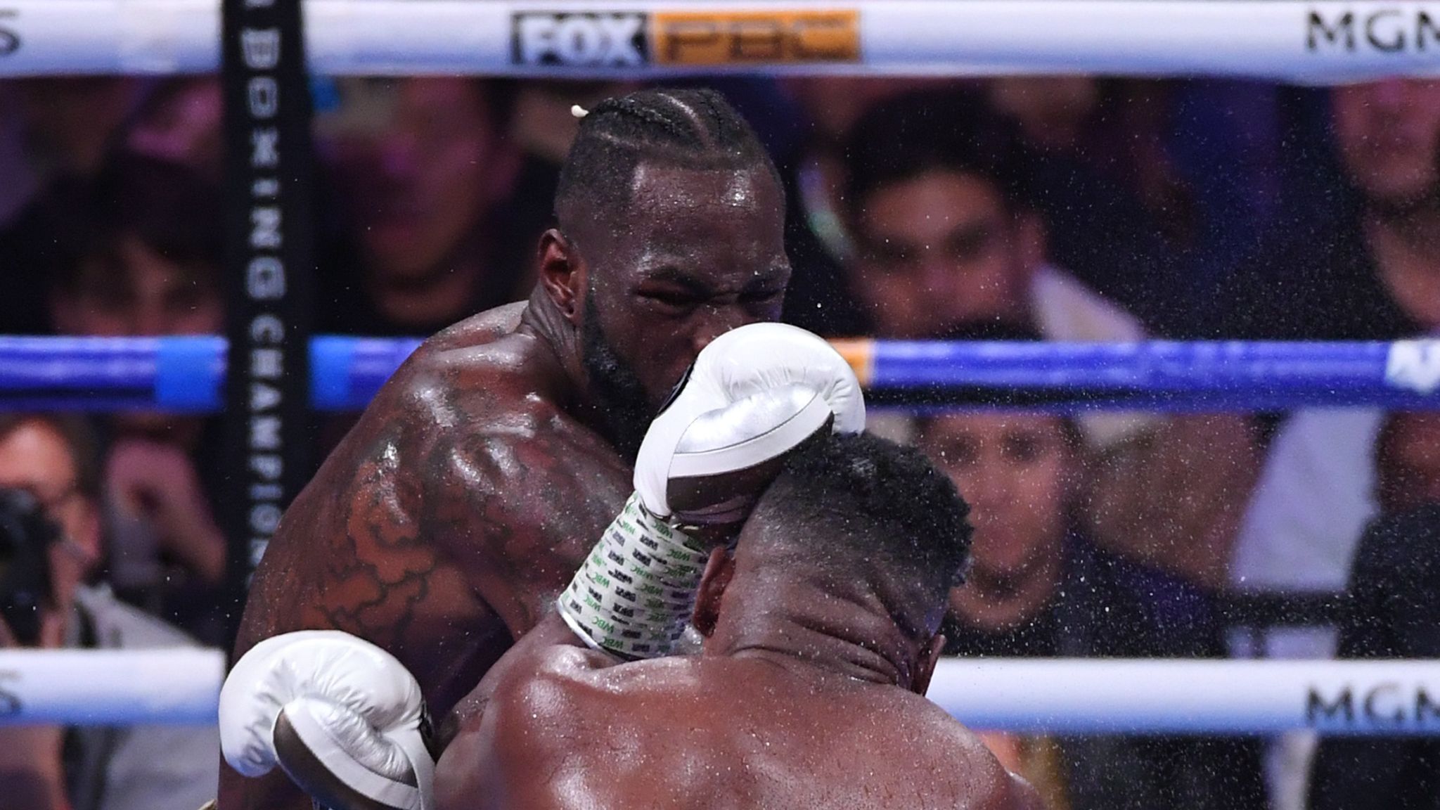 Deontay Wilder knocks out Luis Ortiz in WBC heavyweight championship rematch | Boxing News | Sky ...