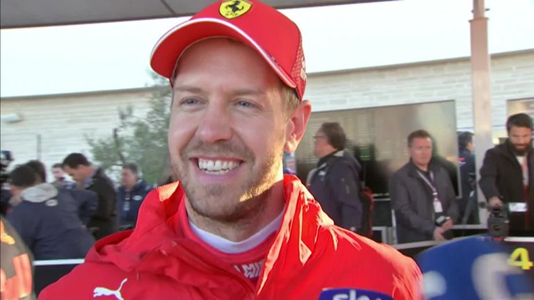 Vettel: Happy with front row | Video | Watch TV Show | Sky Sports