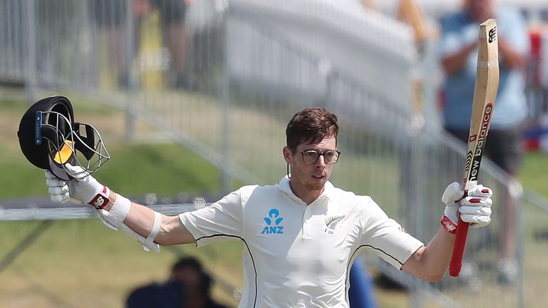 Santner hits maiden Test century | Cricket News | Sky Sports