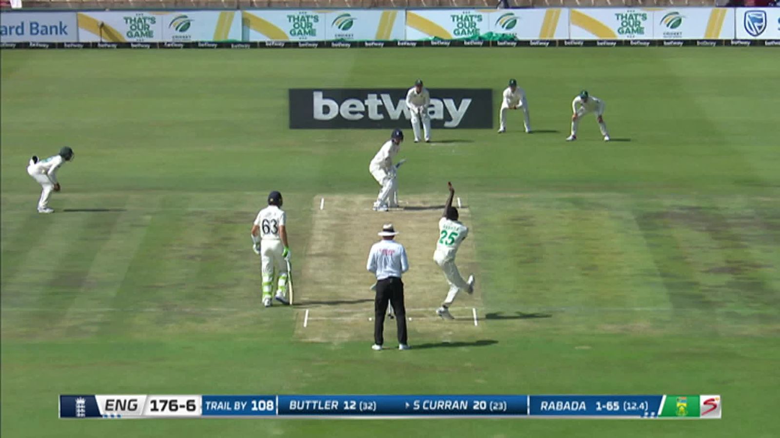 Hamza catches Curran at short leg | Cricket News | Sky Sports