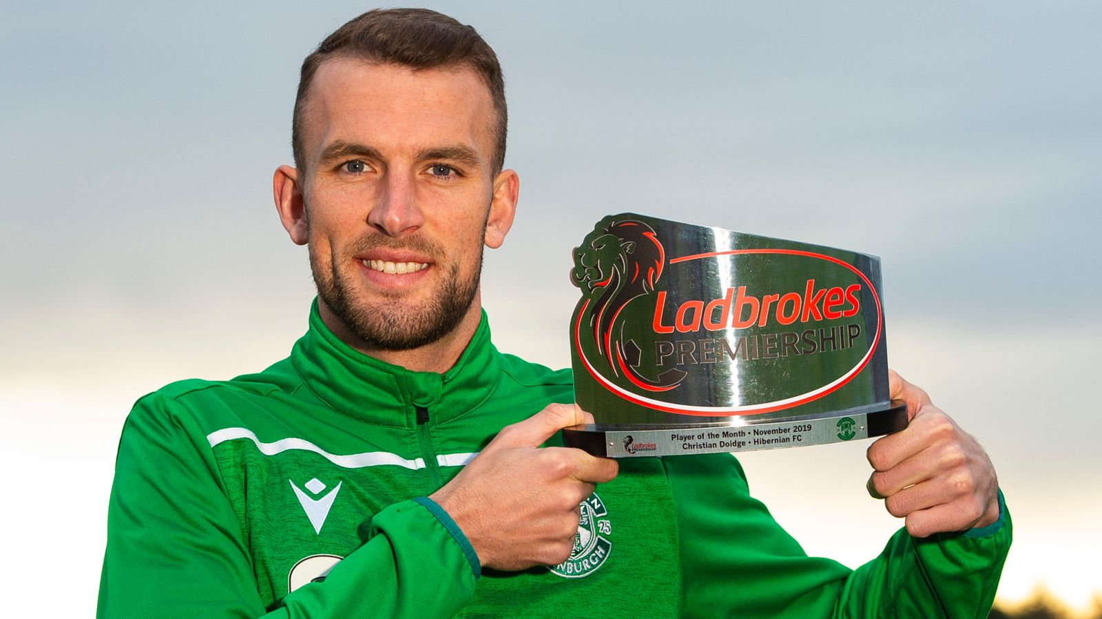 Hibernian's Christian Doidge named Scottish Premiership Player of the ...