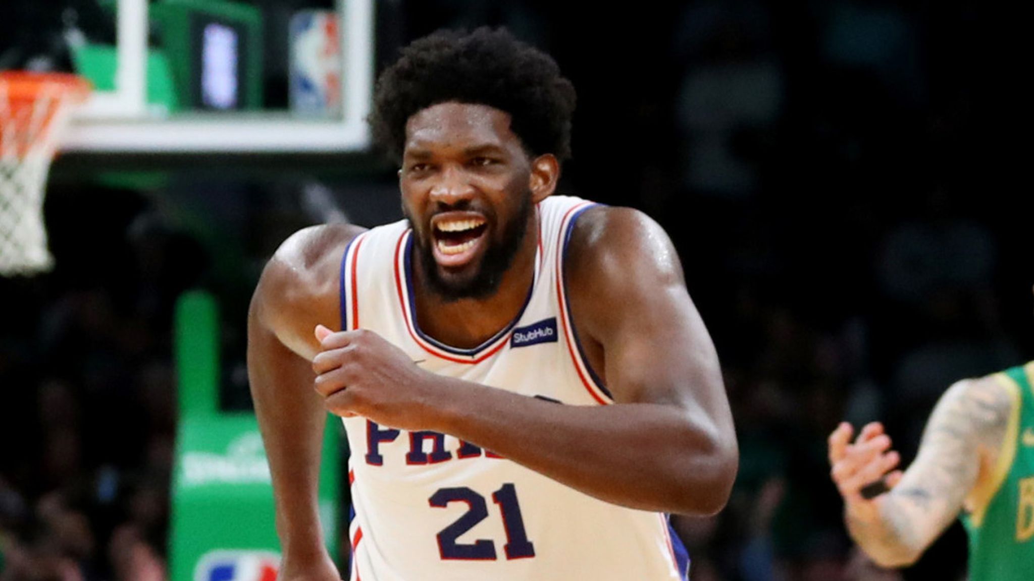 Joel Embiid scores 38 points as 76ers hand Celtics first home loss ...