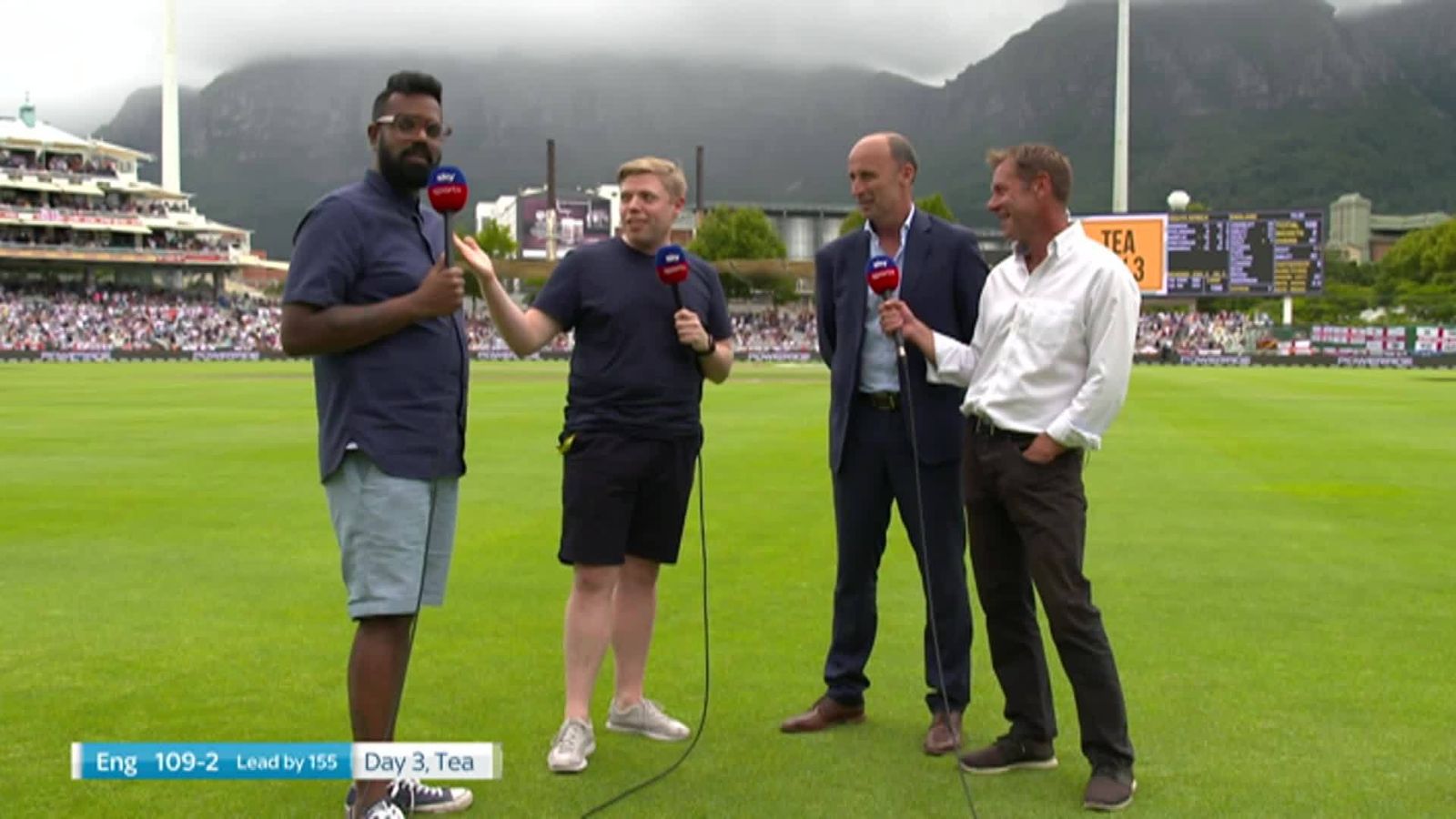 Rob and Romesh at the cricket! | Cricket News | Sky Sports