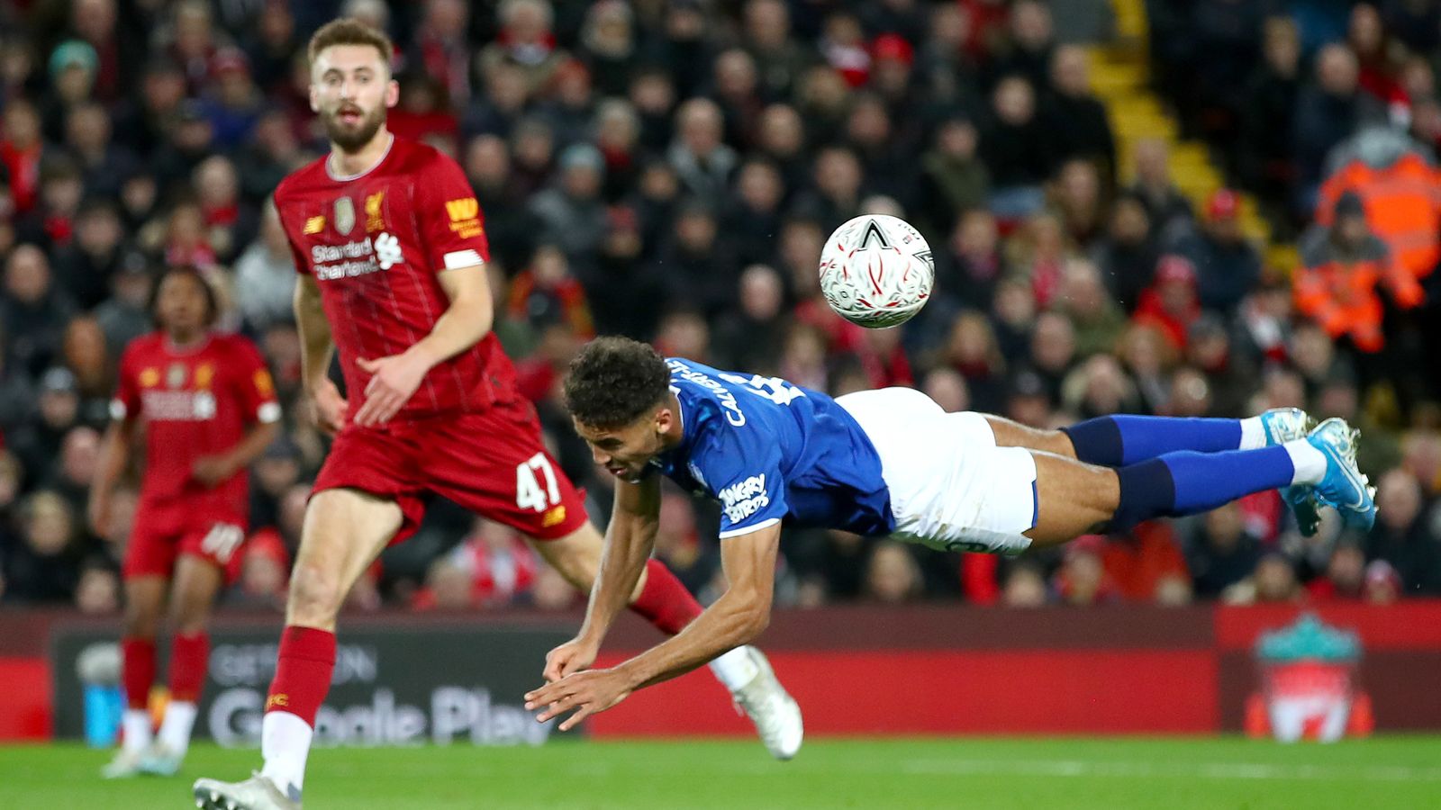 Liverpool 1-0 Everton: Curtis Jones stunner seals FA Cup third-round ...