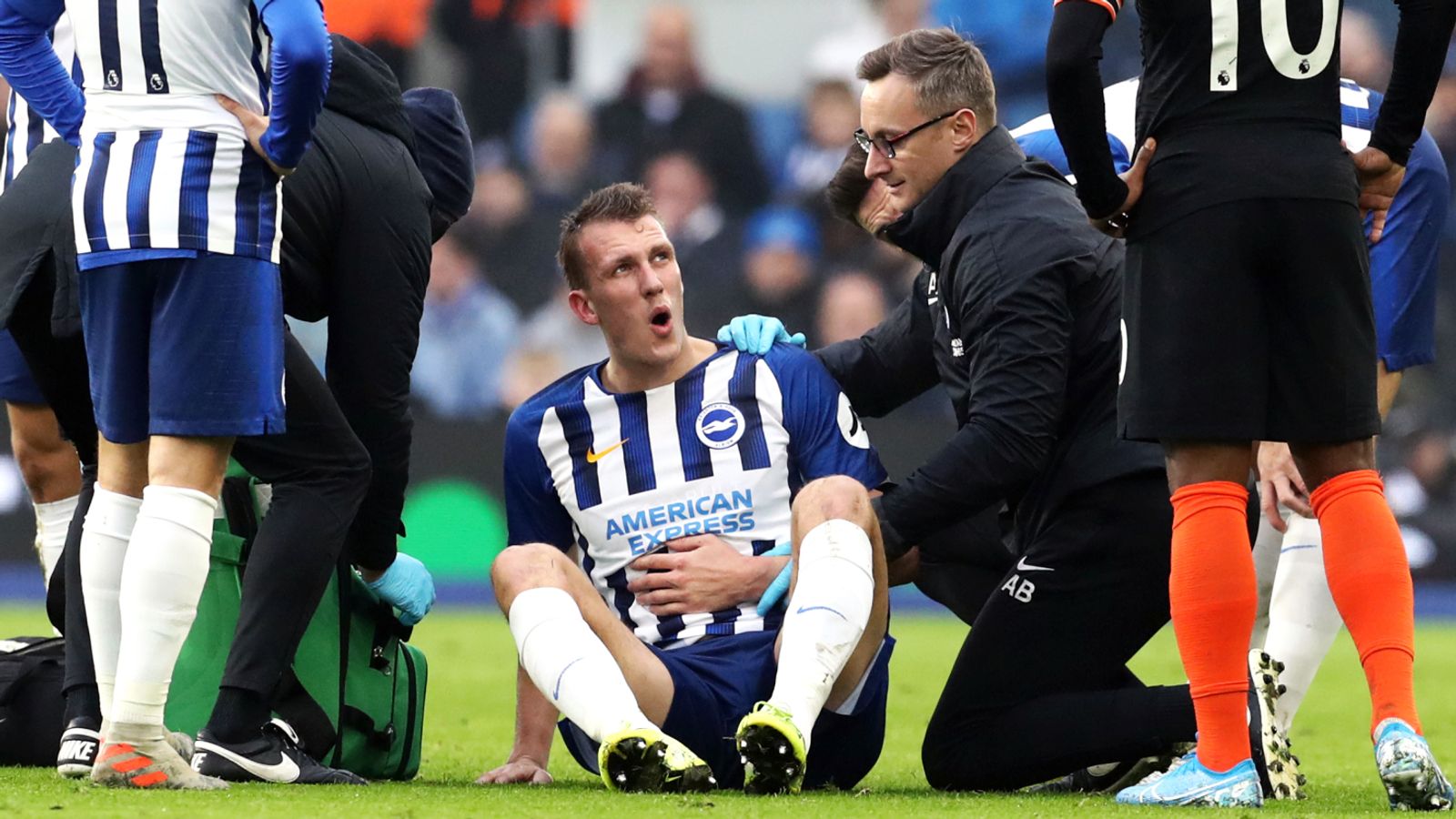 Brighton defender Dan Burn out injured for six to eight weeks ...