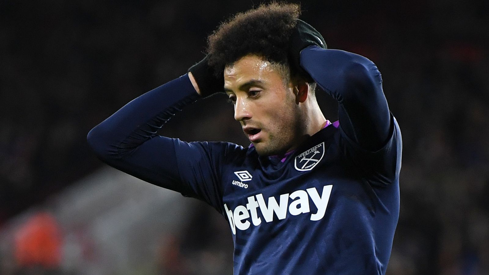 West Ham's Felipe Anderson out for four weeks, says David Moyes ...