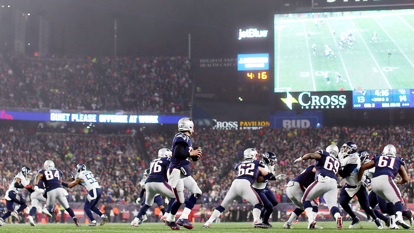 Tennessee Titans 20-13 New England Patriots: Tom Brady throws late pick ...