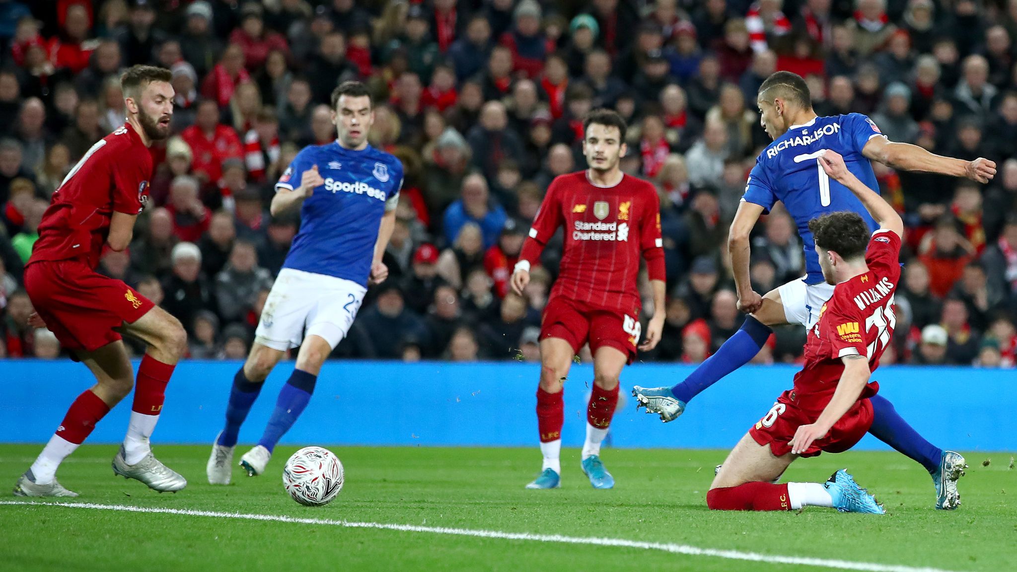 Liverpool 1-0 Everton: Curtis Jones stunner seals FA Cup third-round ...