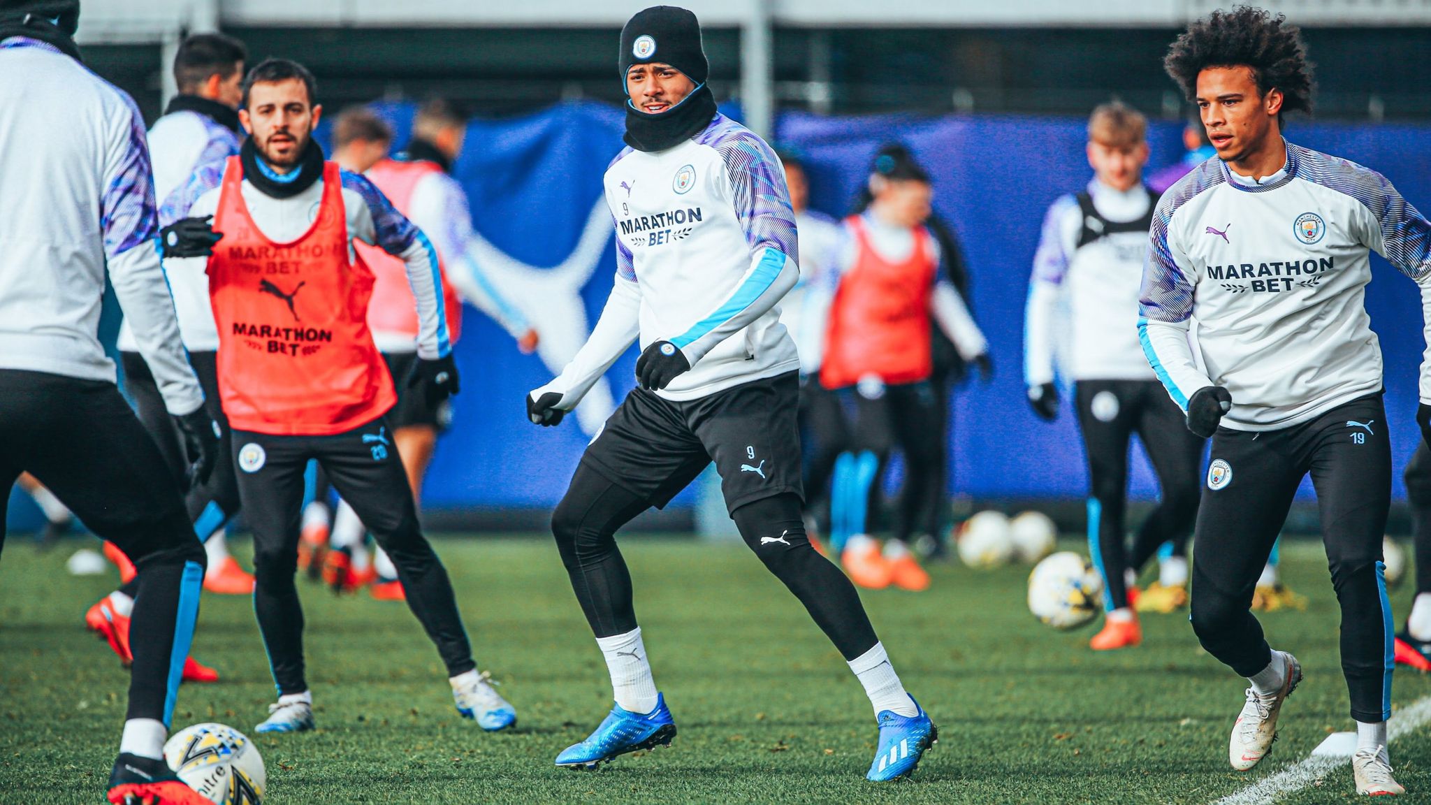 Leroy Sane returns to full training with Man City following knee injury ...