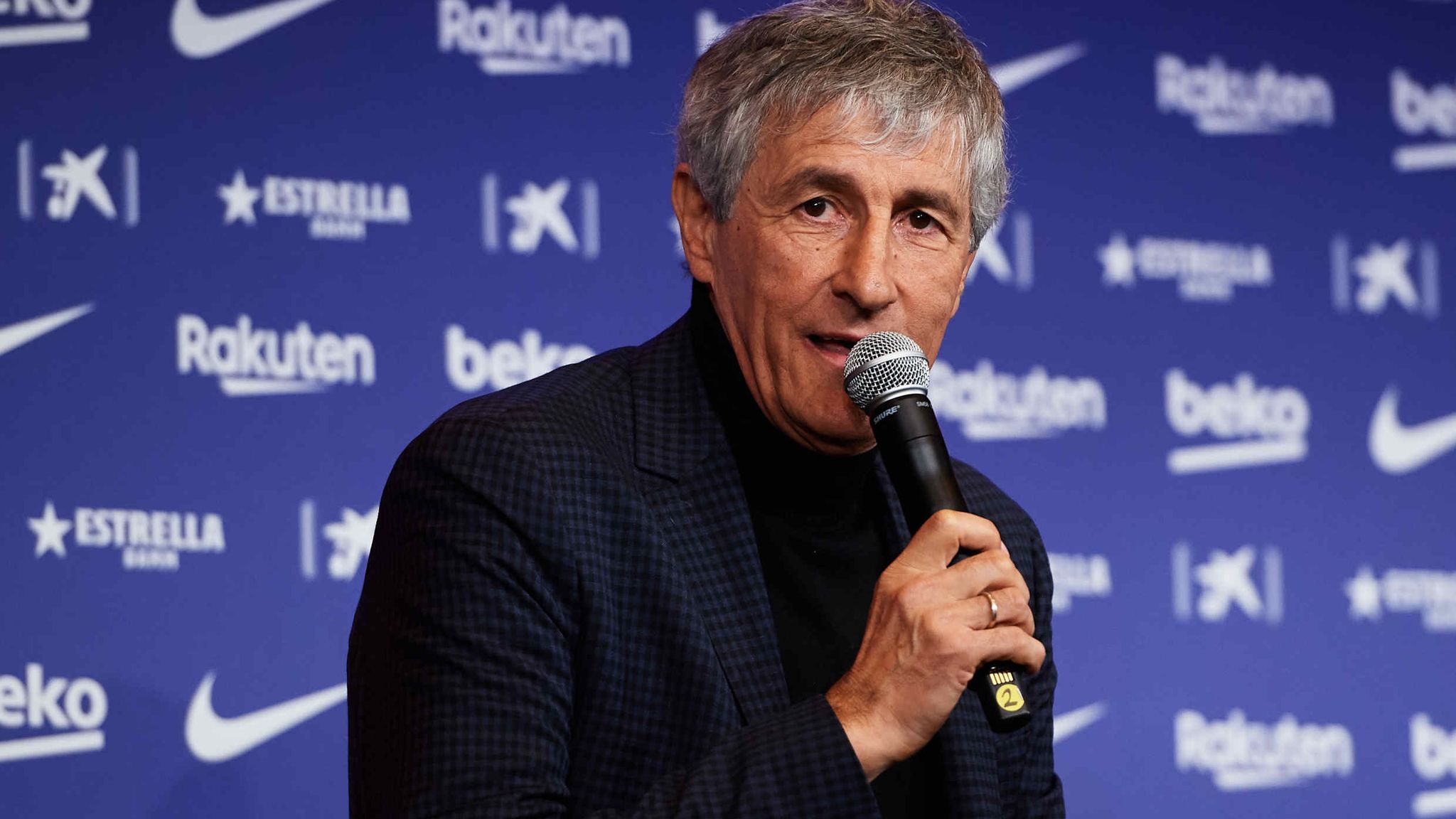 Quique Setien: Barcelona head coach says appointment beyond 'wildest ...