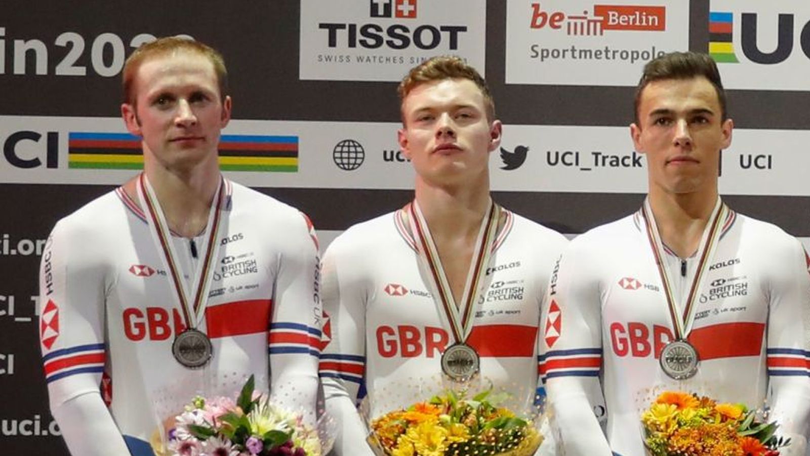 GB win Team Sprint silver at Track Cycling World Championships ...