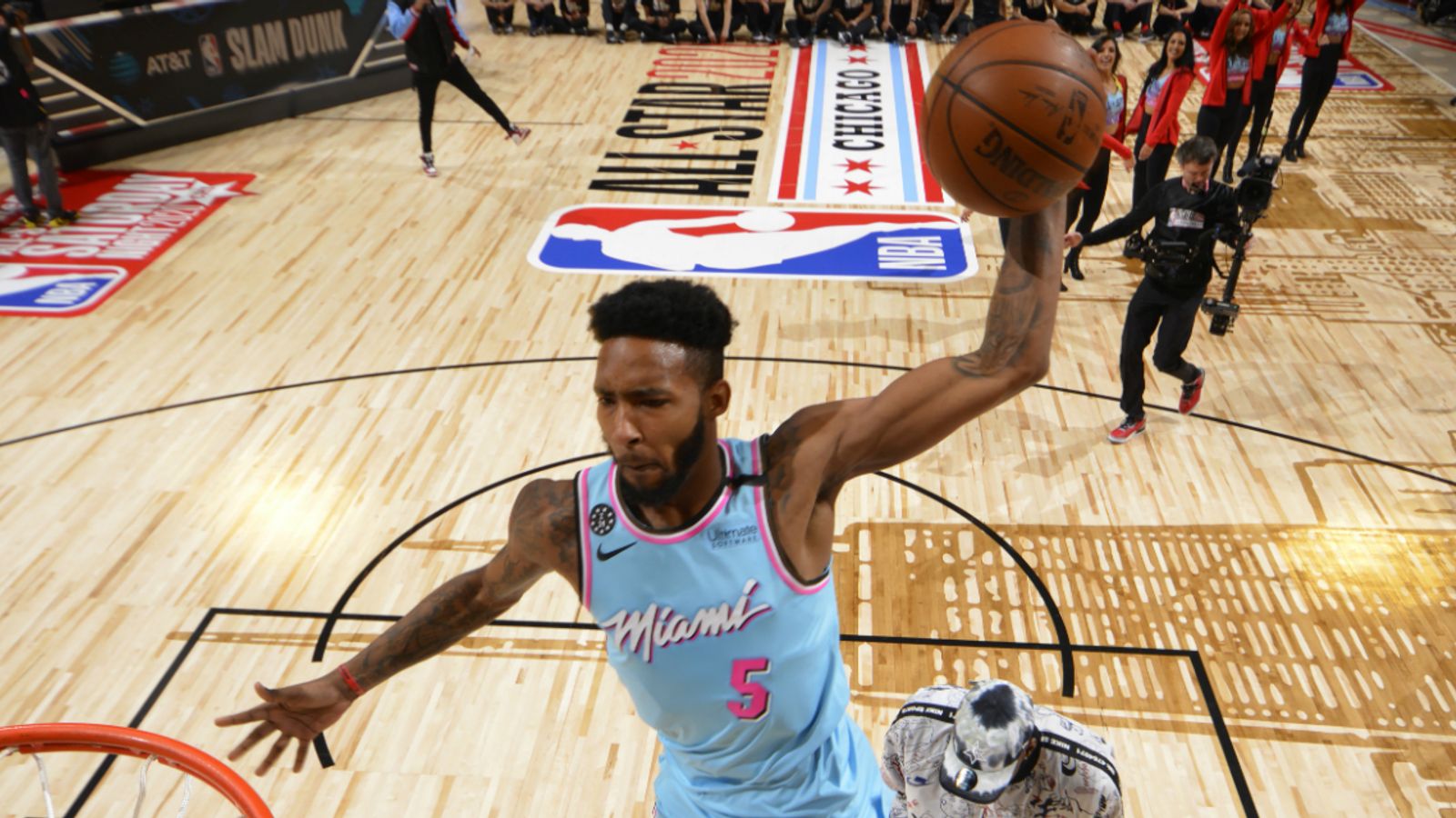 Jones Jr dunks over Bam | NBA News | Sky Sports