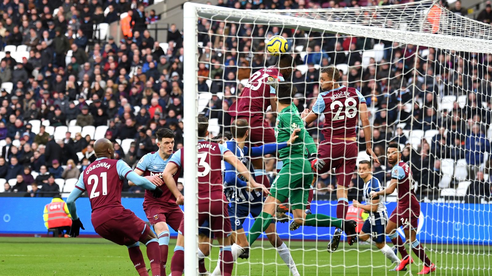 West Ham 3-3 Brighton: VAR awards Glenn Murray equaliser as Seagulls ...