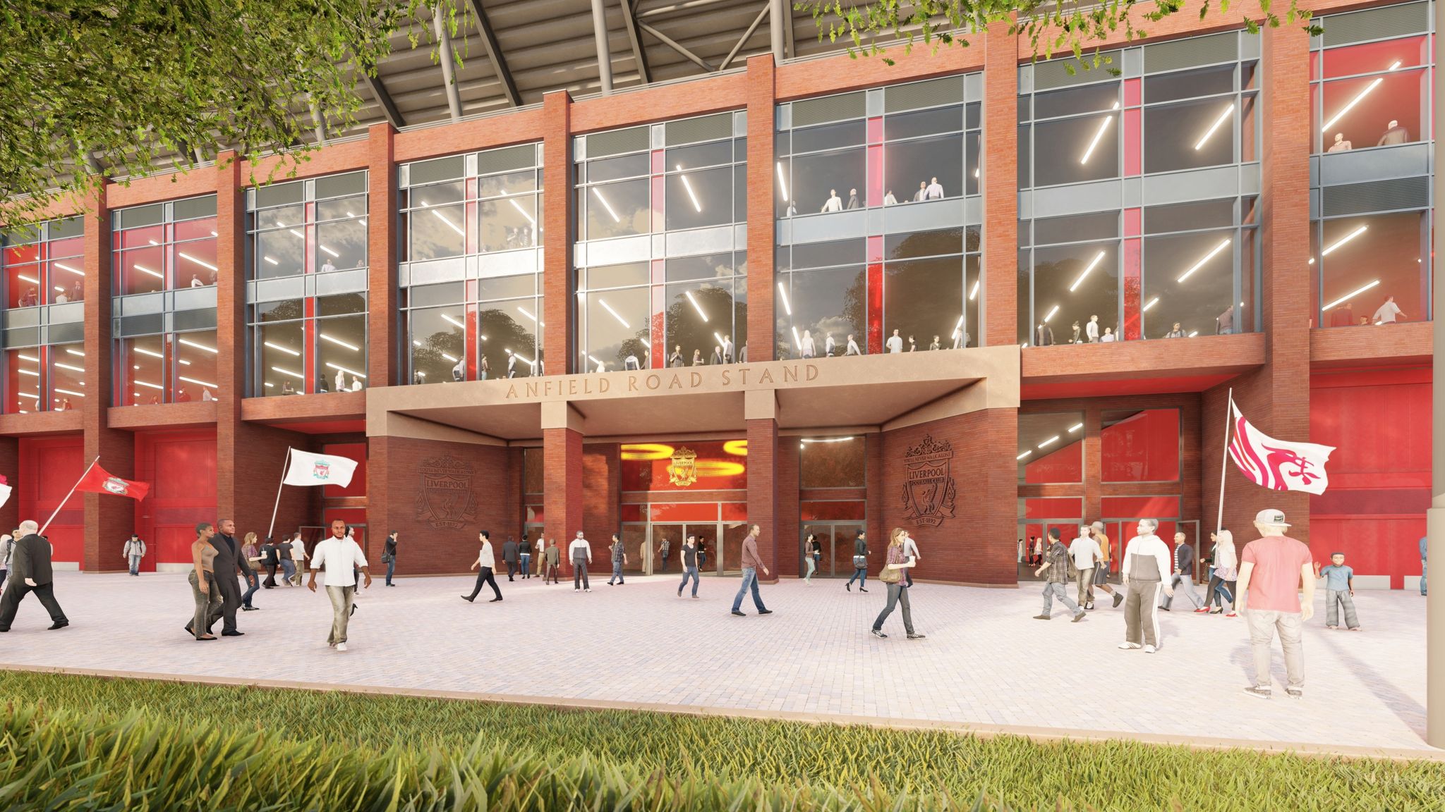 Anfield redevelopment: Liverpool on course to open new Anfield Road ...