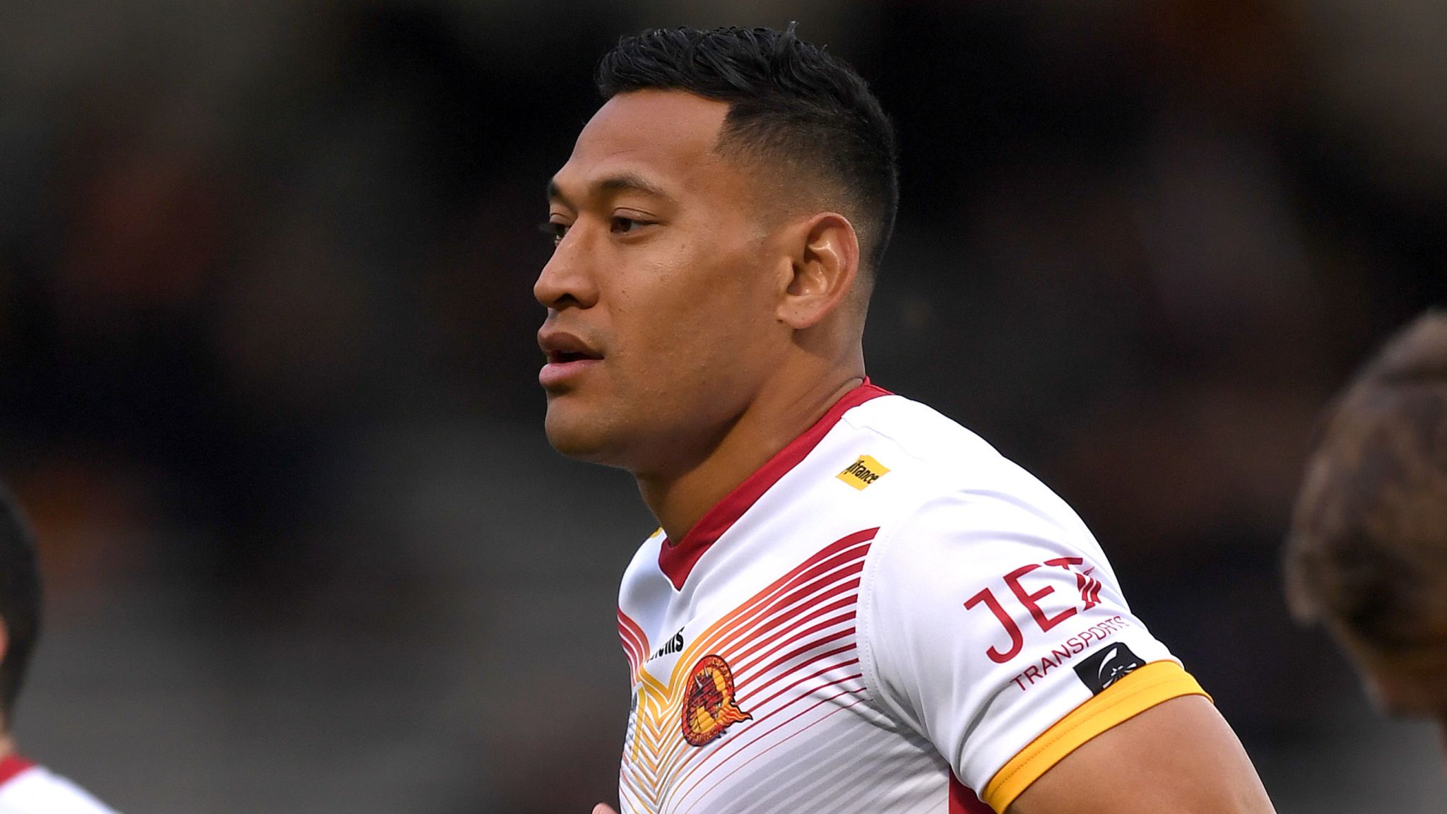 Israel Folau: Catalans Dragons say fans were allowed rainbow flags ...