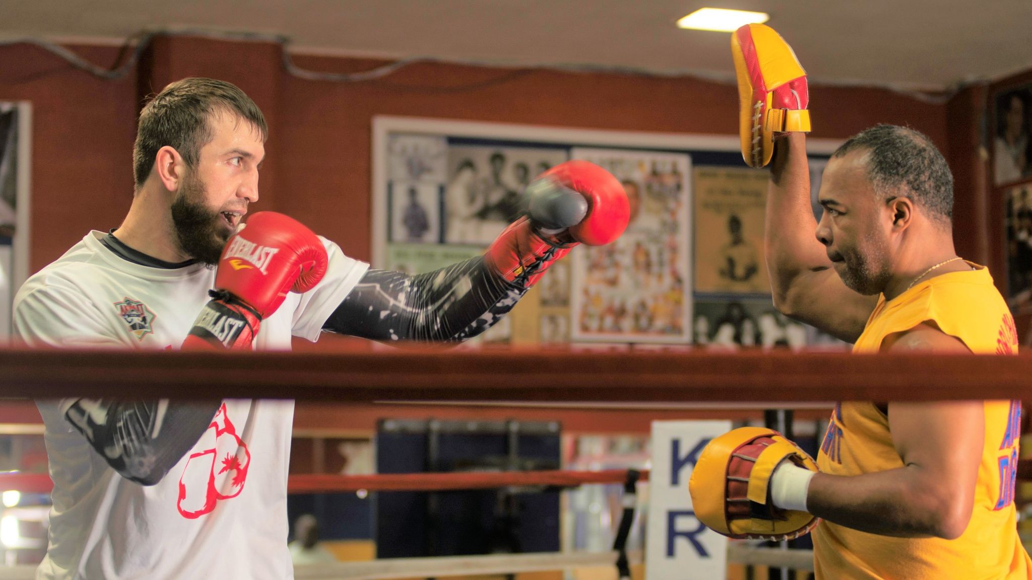 Tyson Fury's trainer Sugarhill Steward is guiding Apti Davtaev towards ...