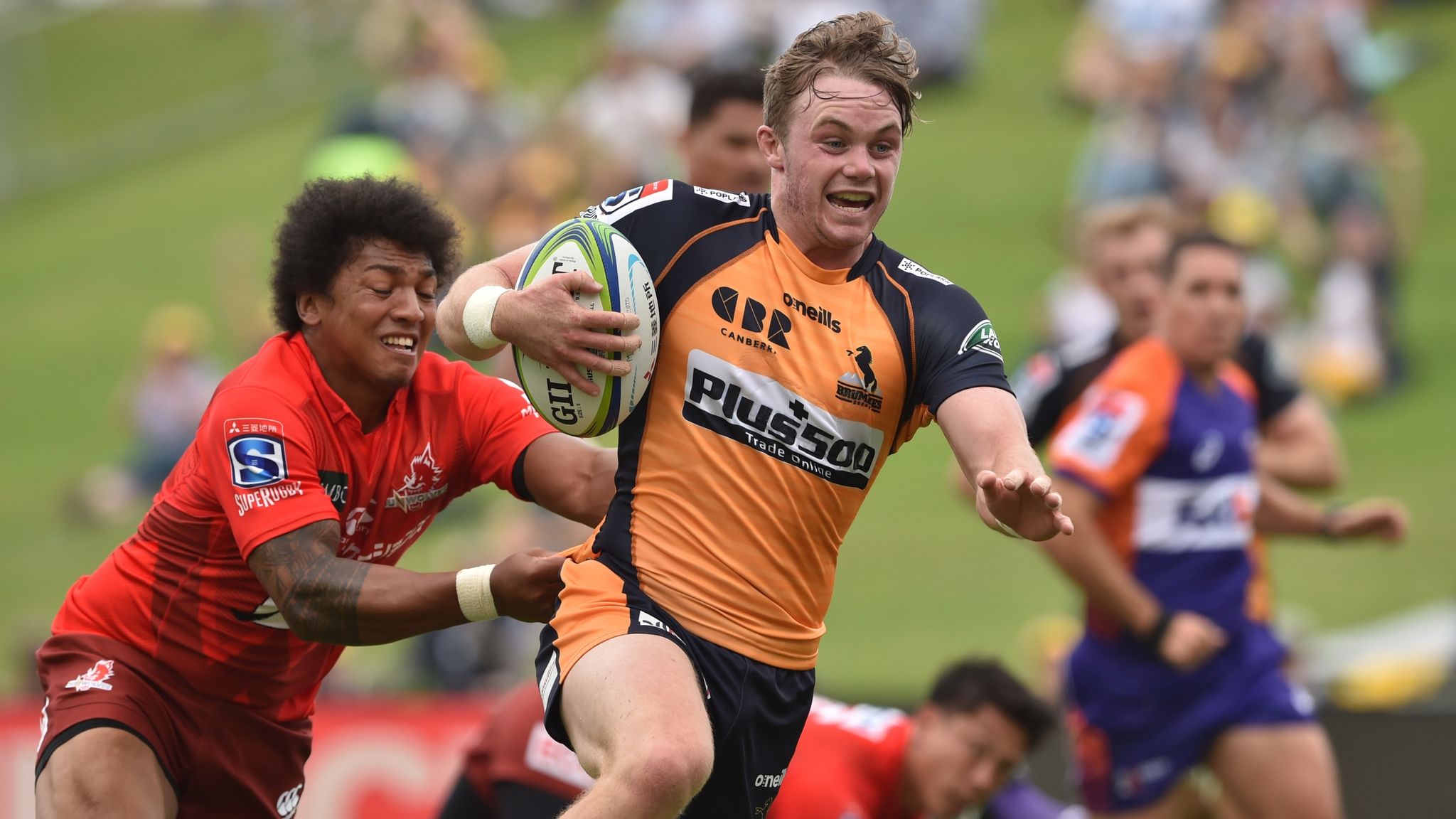 Super Rugby: Crusaders sneak past Reds; Brumbies beat Sunwolves | Rugby ...