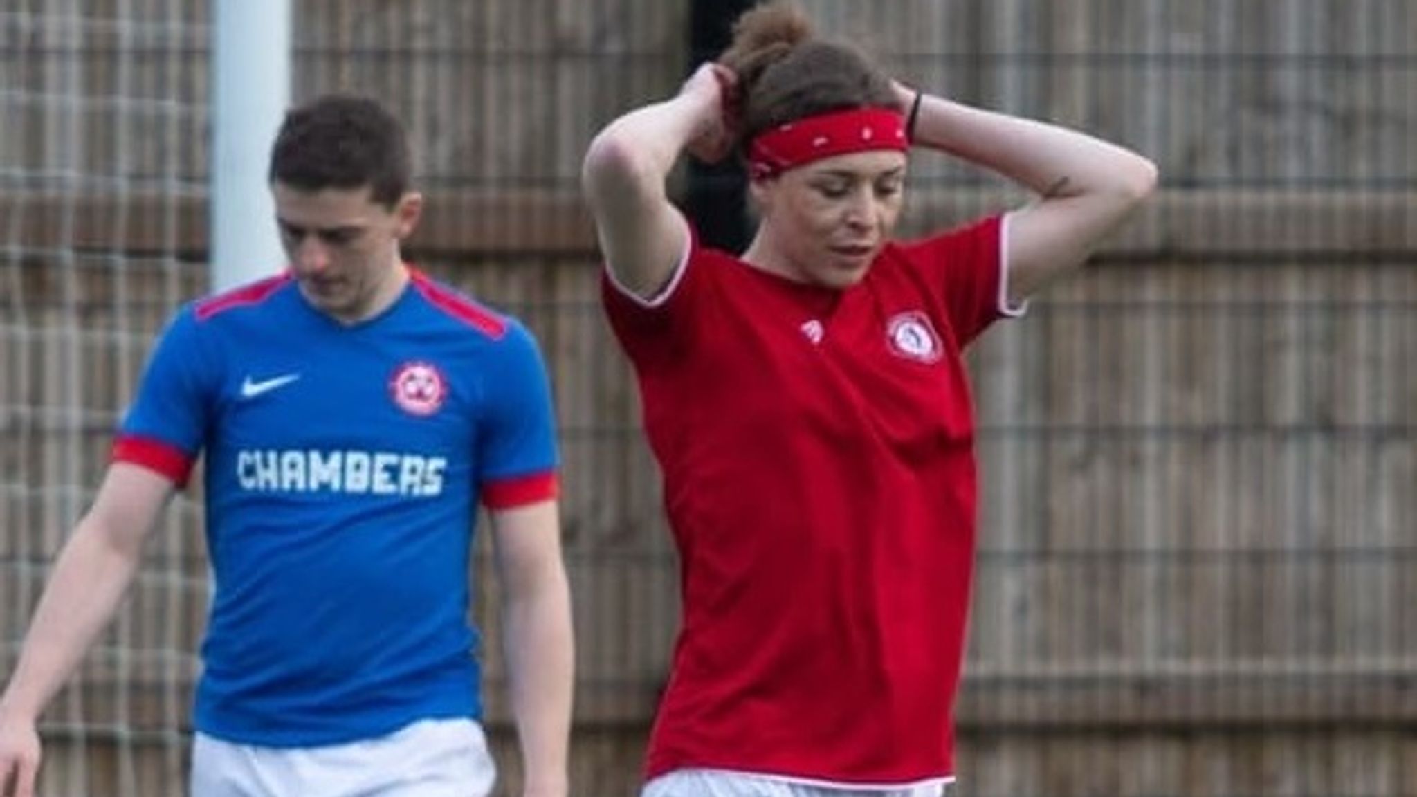 Trans in football: Team-mates share stories of trust and tenacity ...