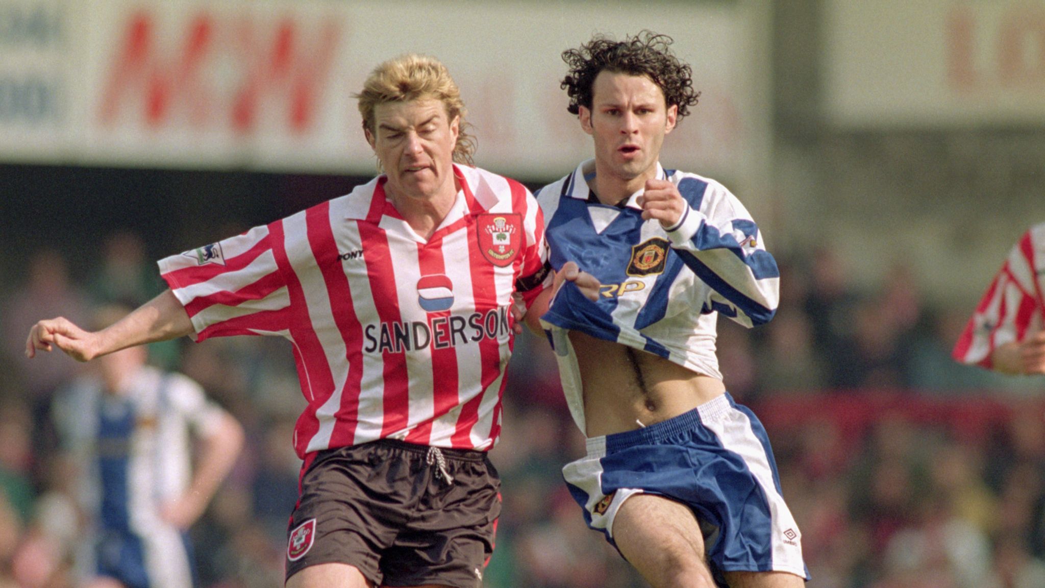 Manchester United's grey kit: Gary Neville reflects on 1996 defeat at ...