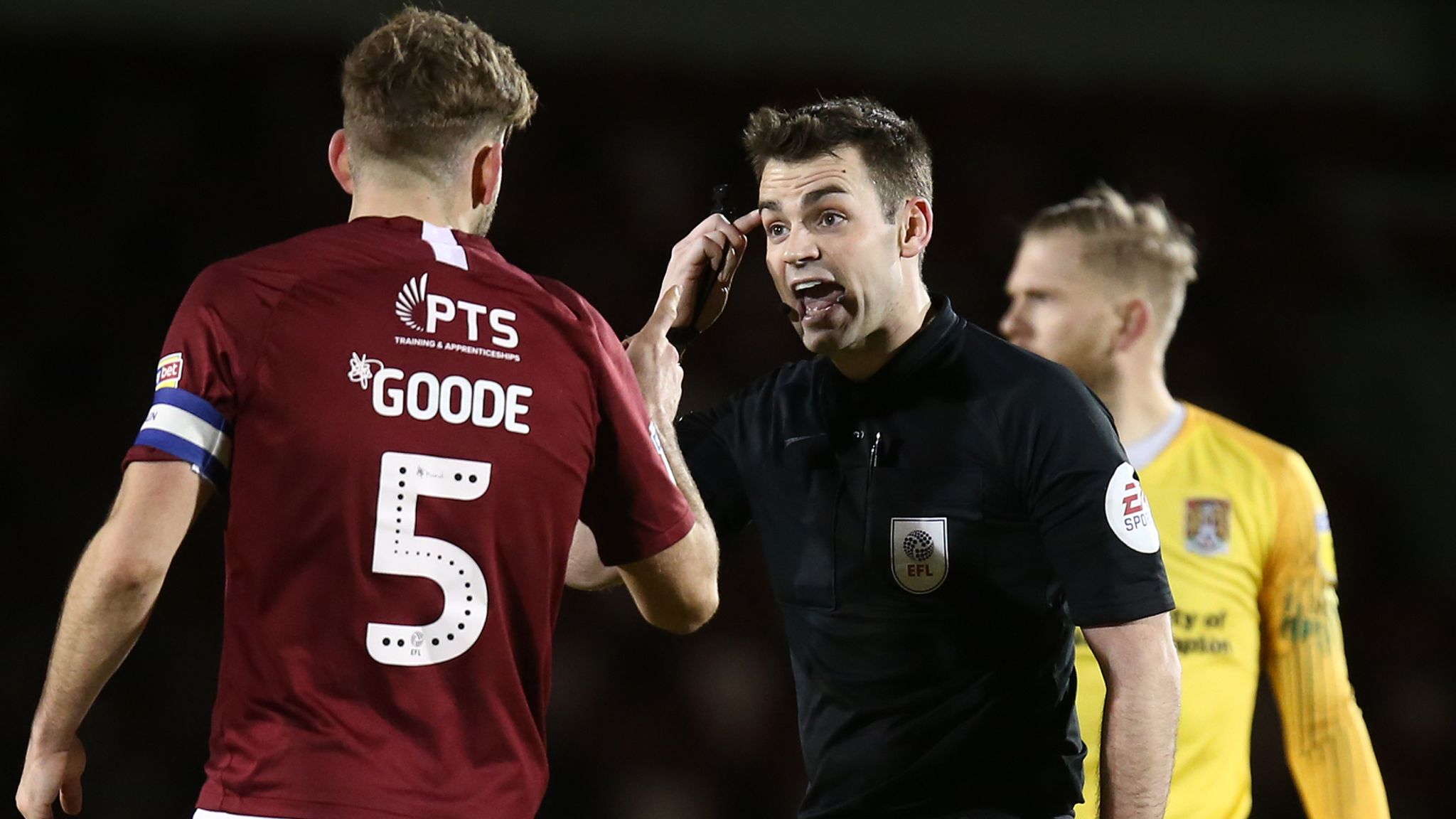 Tom Nield: The EFL referee battling coronavirus on the NHS frontline ...