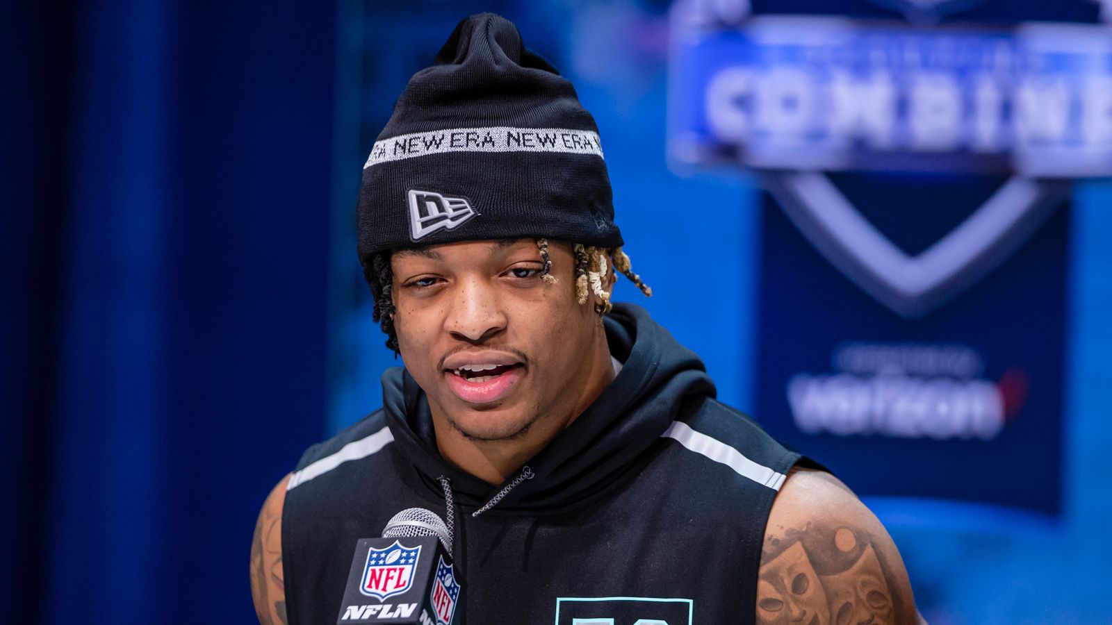 Xavier McKinney exclusive: the NFL Draft, dinner with Deontay Wilder ...