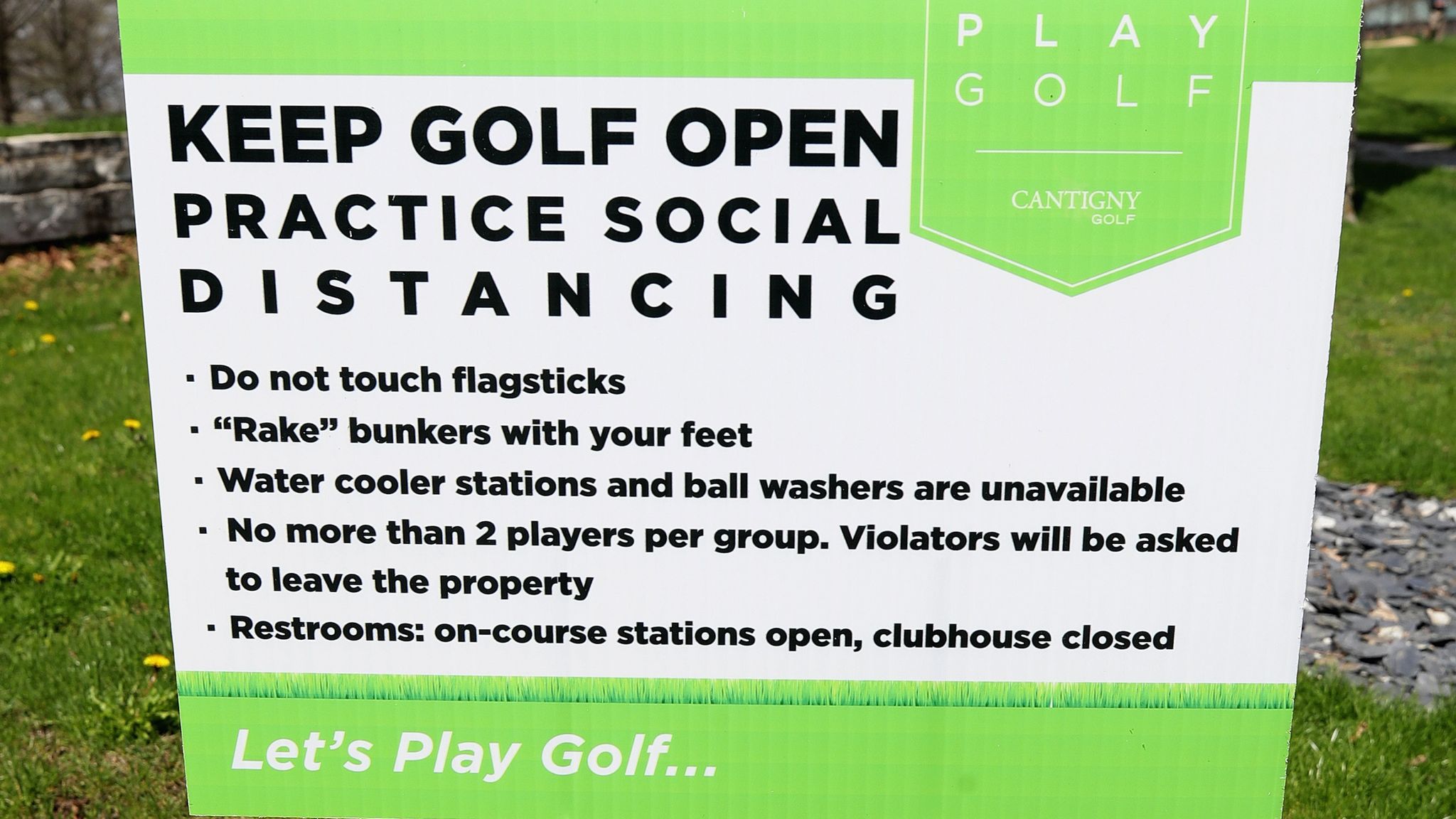 Coronavirus: As golf courses reopen in England, new guidelines must be ...