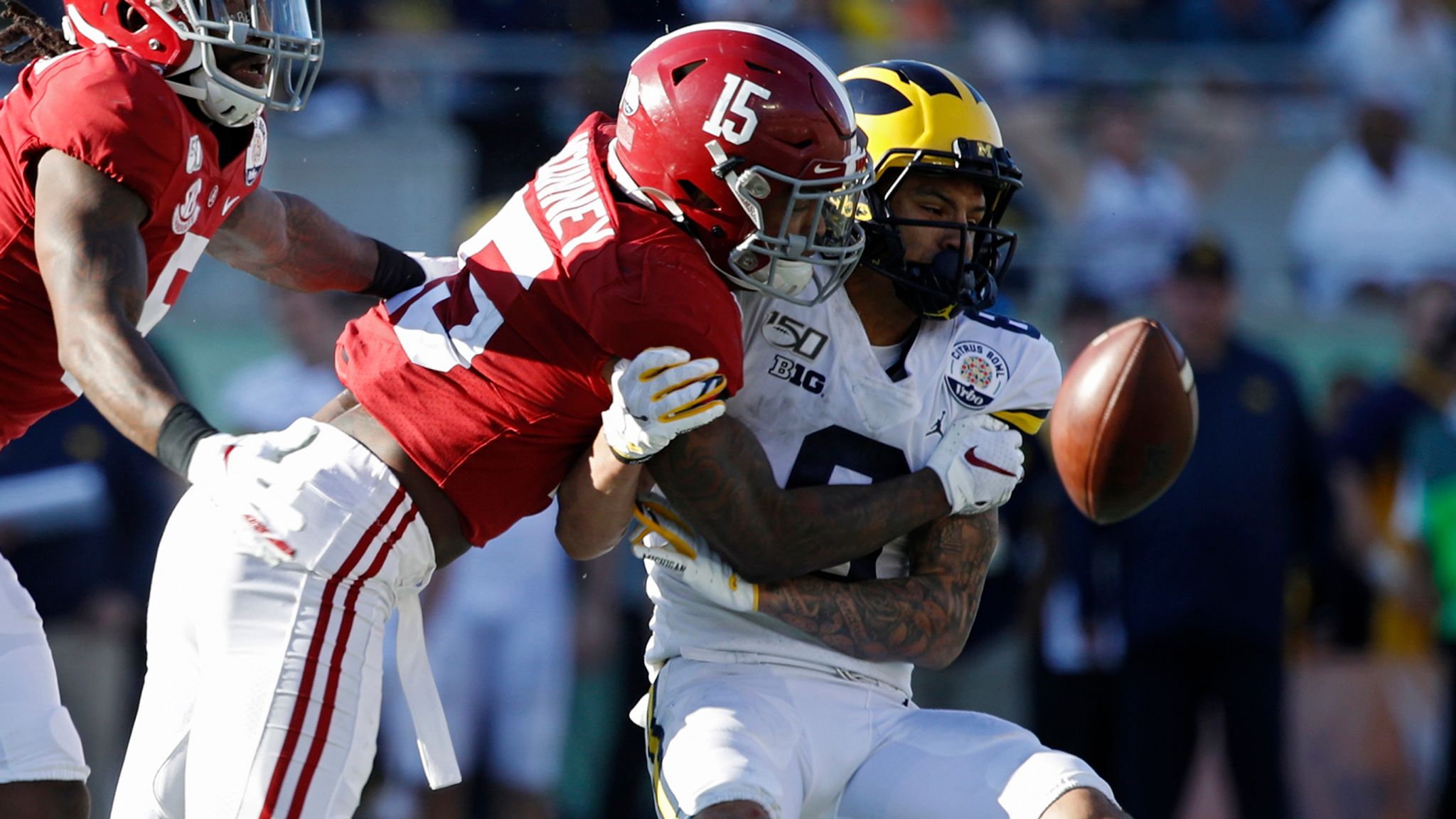 Xavier McKinney exclusive: the NFL Draft, dinner with Deontay Wilder ...