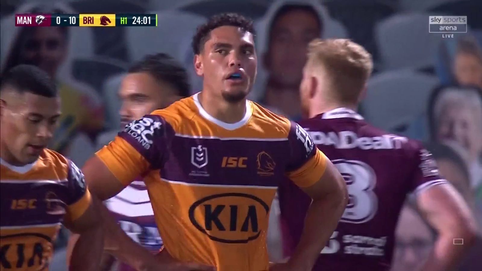 Coates try extends Brisbane lead | Rugby League News | Sky Sports