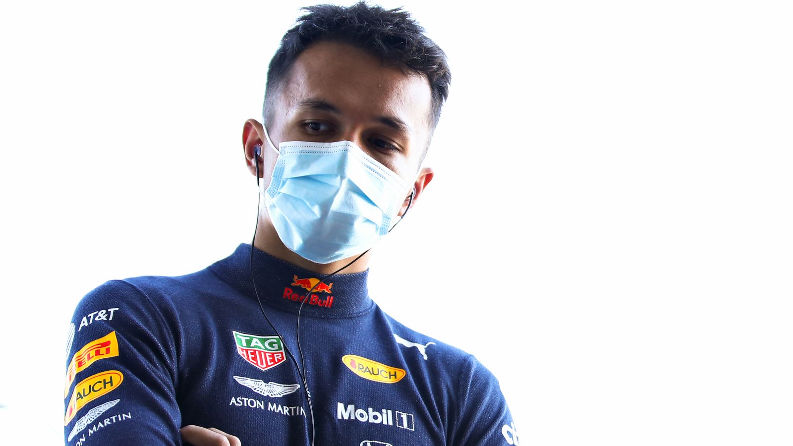 Red Bull, Alex Albon hit track with F1 2020 title challenger at ...