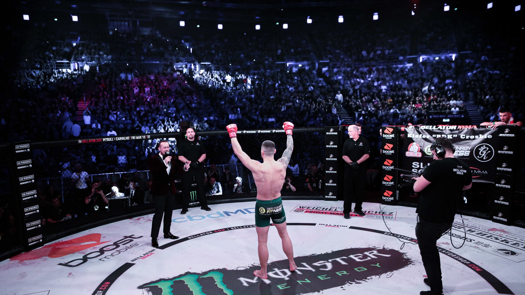 Kiefer Crosbie's favourite week: Bellator win and birth of his son ...