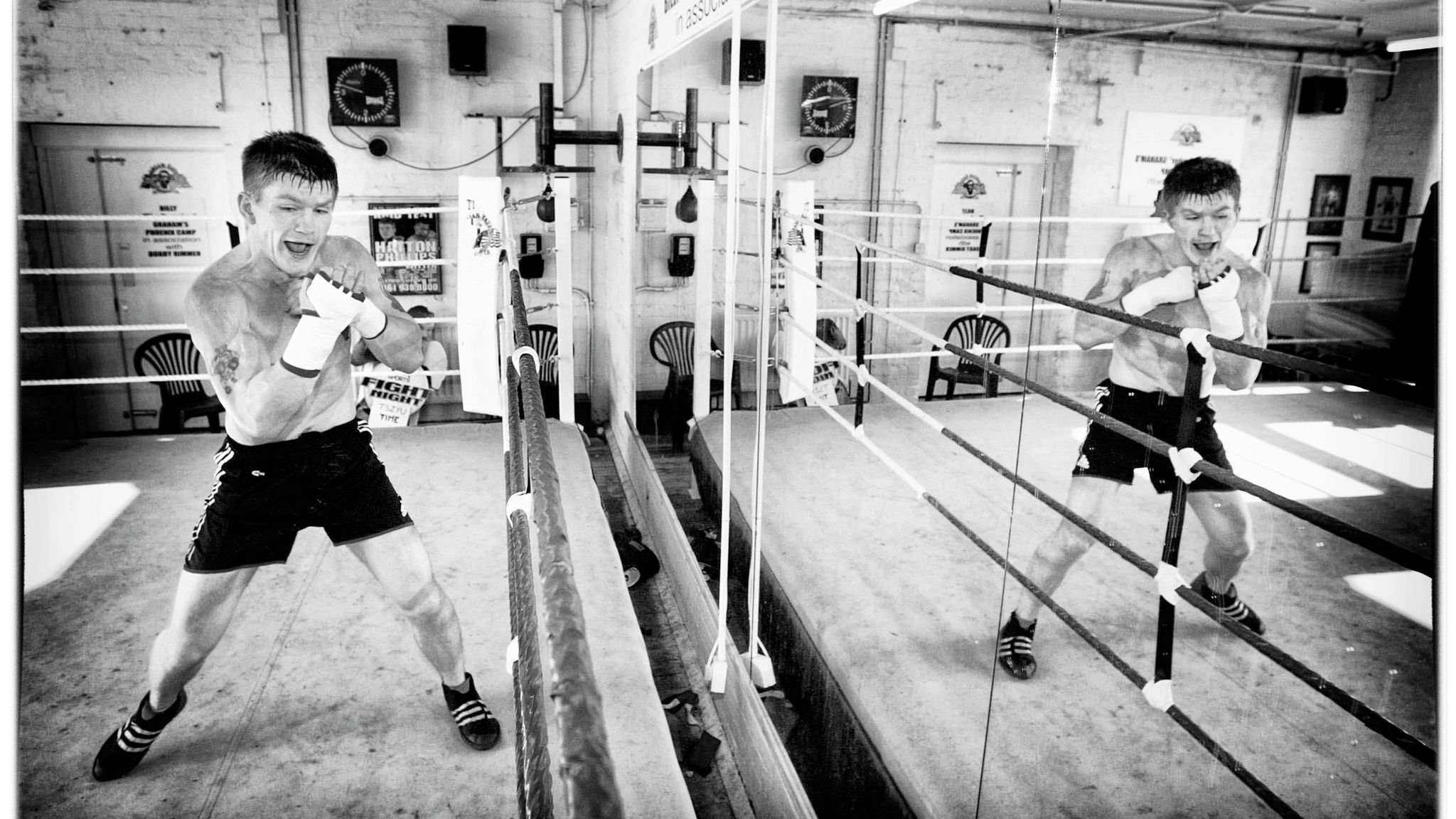 Ricky Hatton started his pursuit of a world title with a professional ...