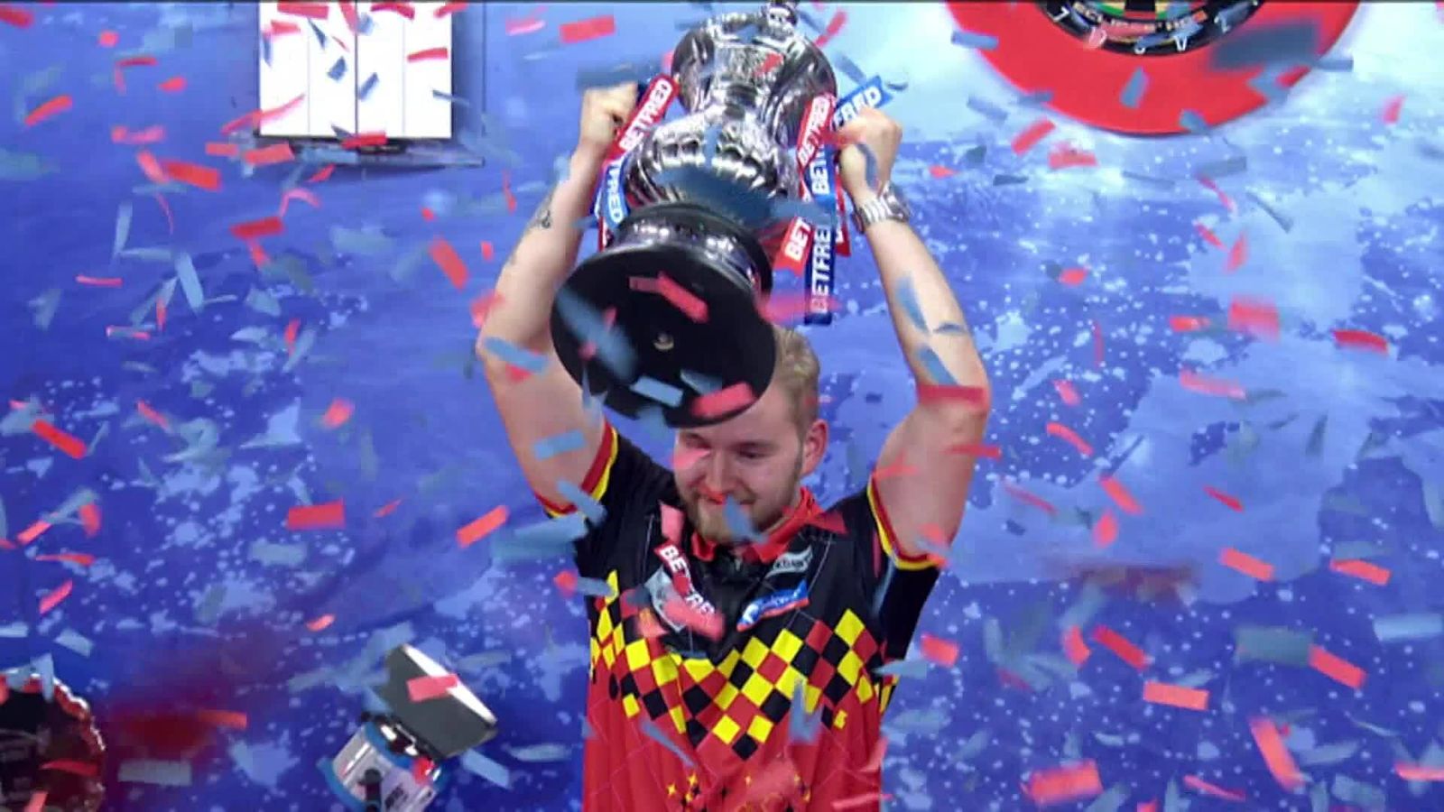 Van den Bergh lifts Phil Taylor trophy | Darts News | Sky Sports