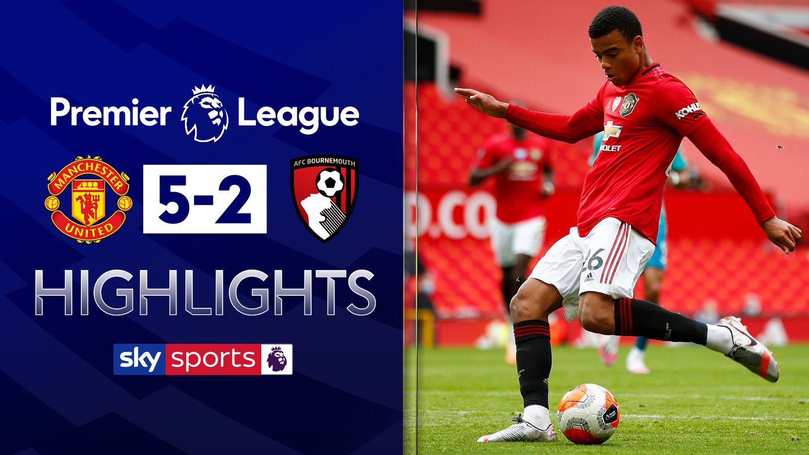 Manchester United 5-2 Bournemouth: Mason Greenwood scores twice in ...