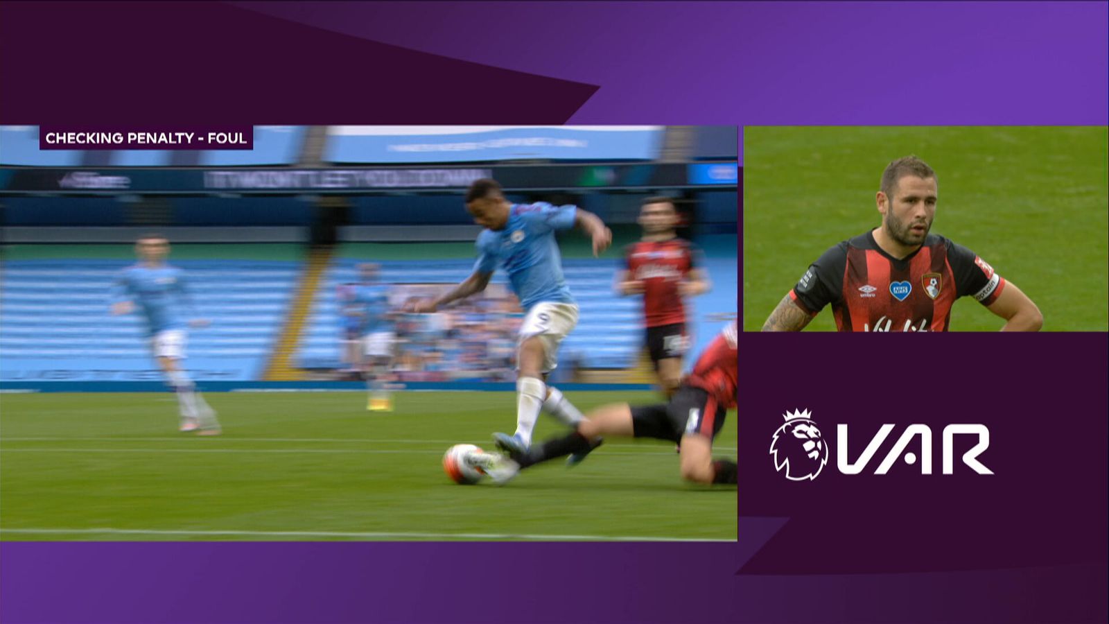 VAR overturns penalty decision (72) | Football News | Sky Sports
