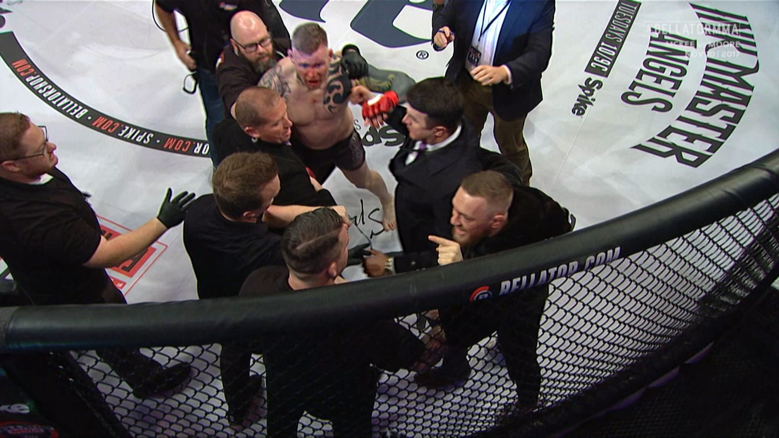 Conor McGregor: Relive the moment he stormed the Bellator cage | WWE ...